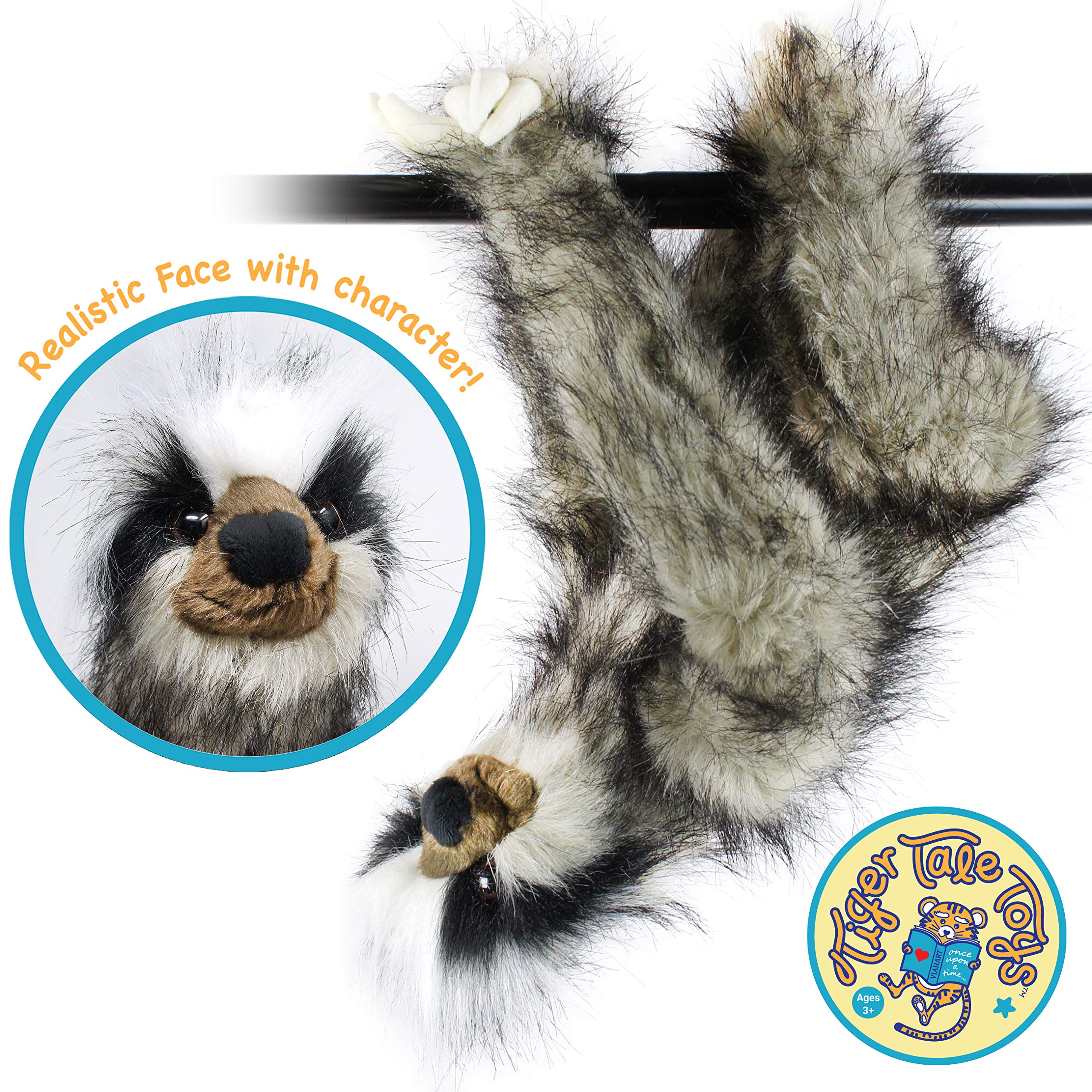 Buy Shlomo The Three-Toed Sloth - 18 Inch Super Realistic Large Stuffed ...