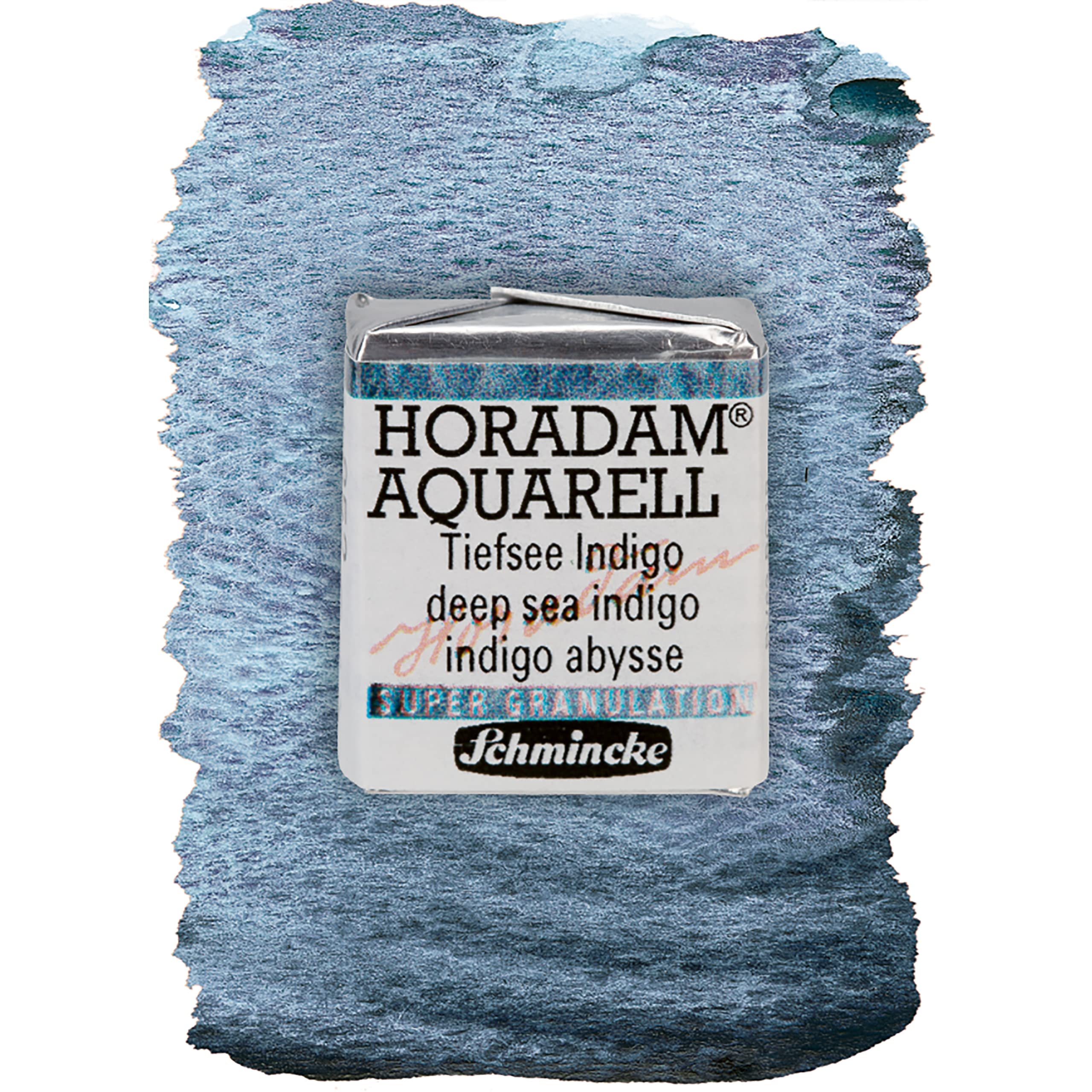 Snapklik.com : HORADAM AQUARELL, Super Granulation, 14 952 044 Deep Sea Indigo, 1/2 Pans, Very ...