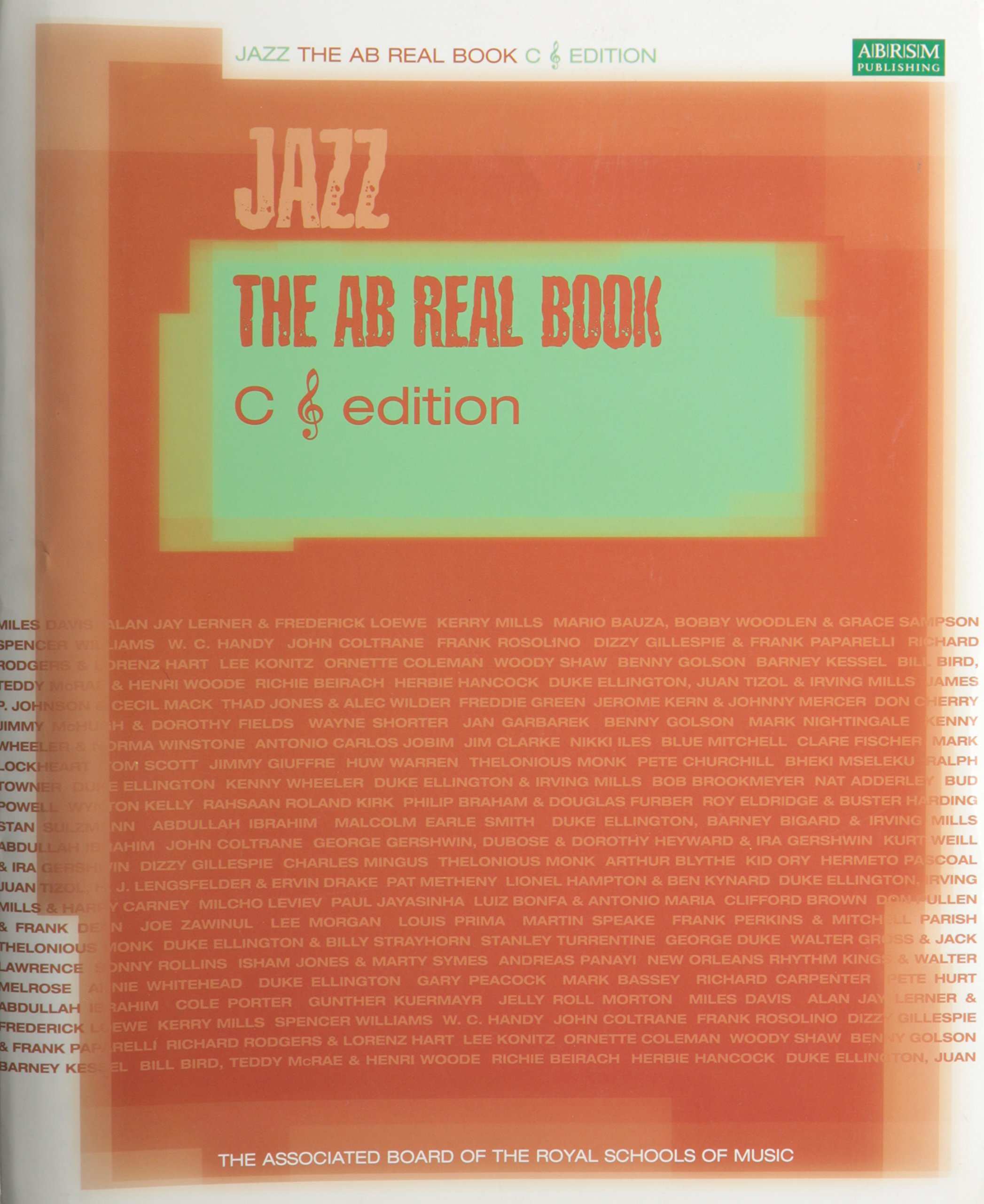 AB REAL BOOK C TREBLE CLEF JAZZ EDITION BOOK: VARIOUS: 9781860964305 ...