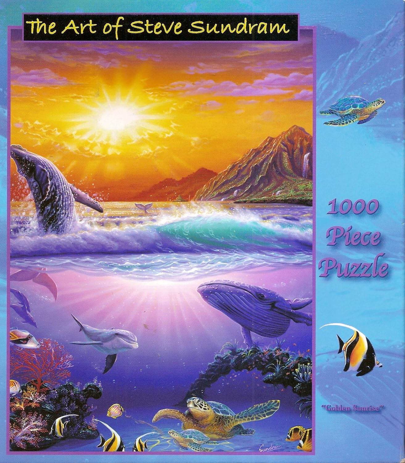 Amazon.com: Steve Sundram 1000-Piece Puzzle - Golden Sunrise : Toys & Games