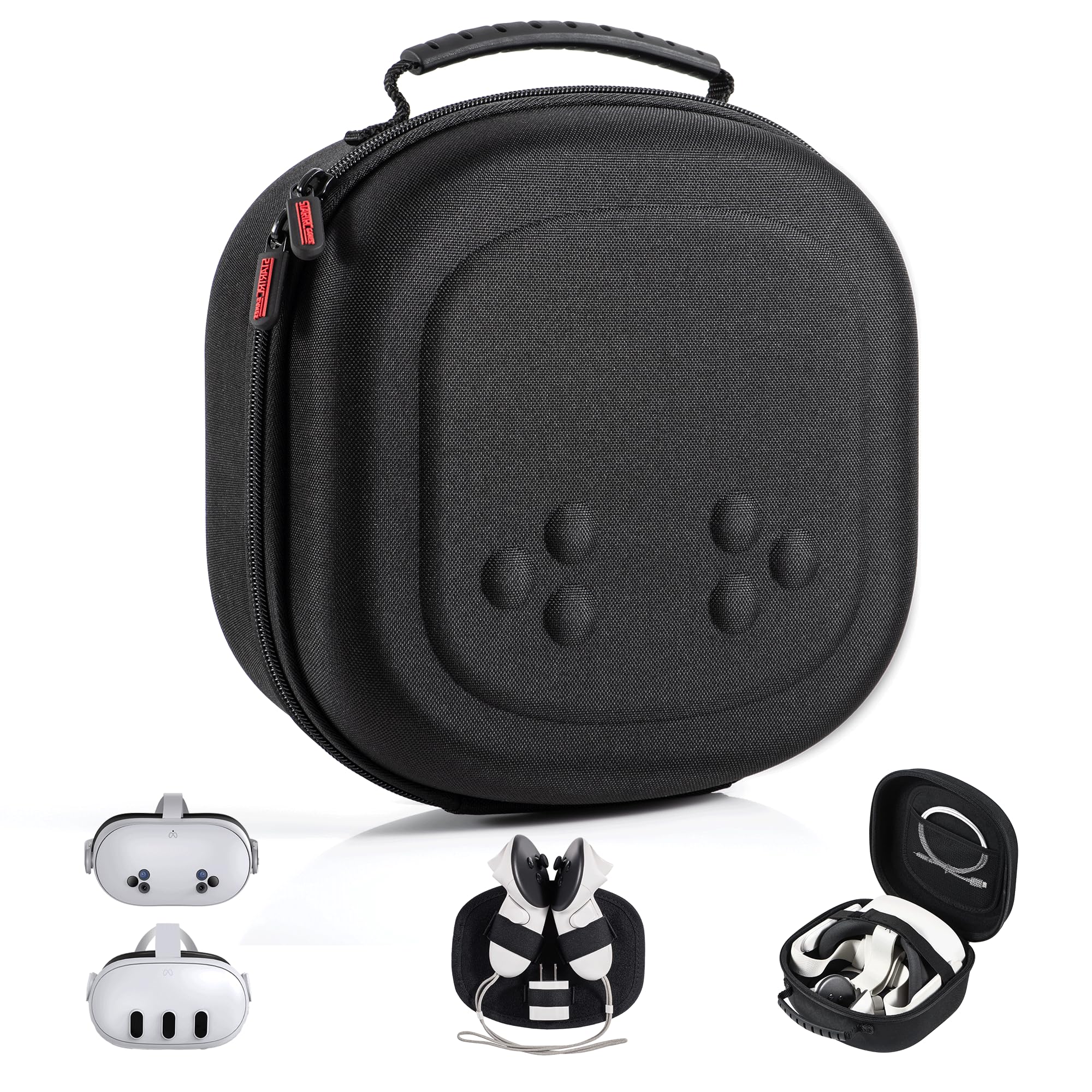 Hard Carrying Case for Meta Quest 3S, VR Gaming Headset and Touch ...