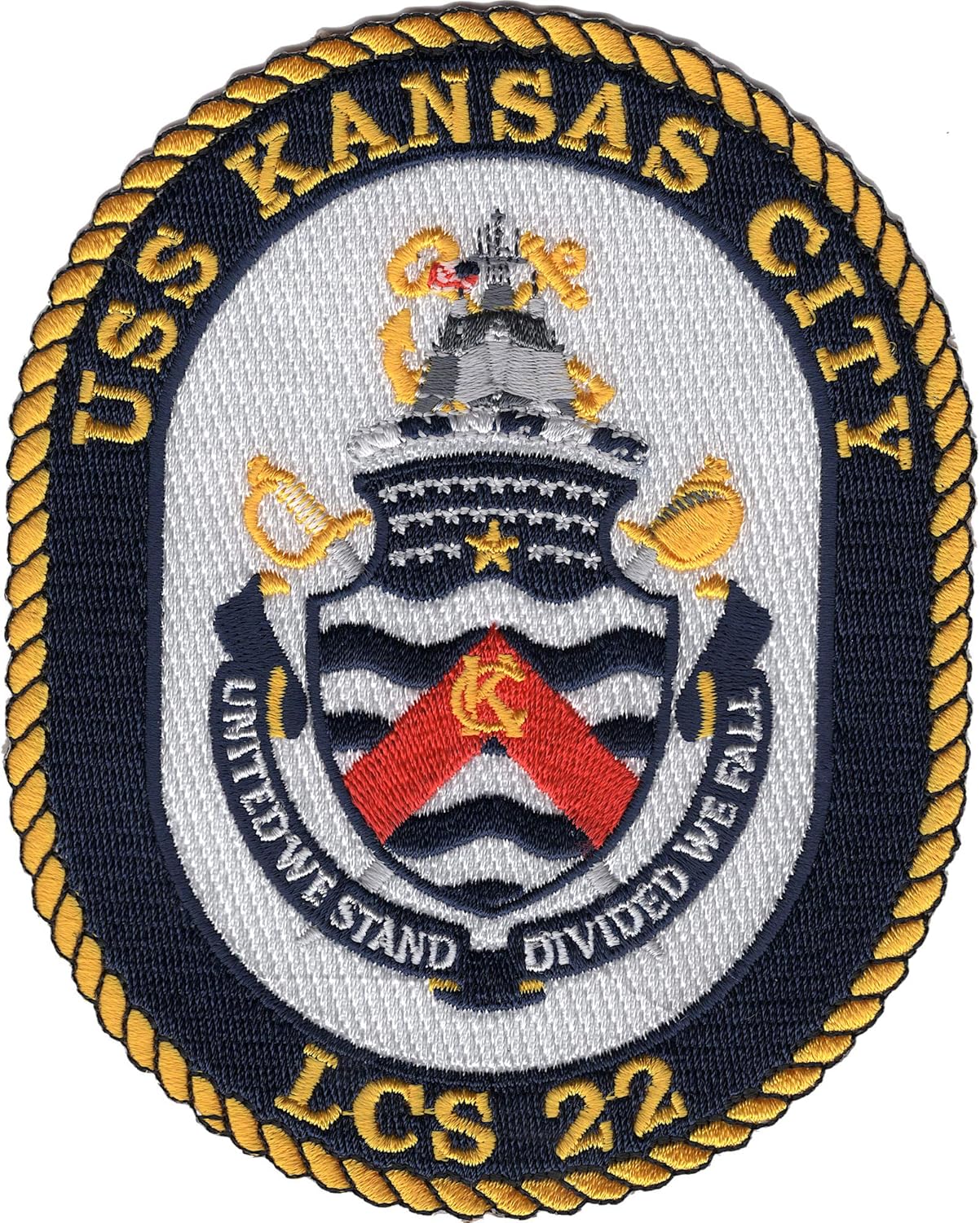 Amazon.com: USS Kansas City LCS-22 Patch : Clothing, Shoes & Jewelry