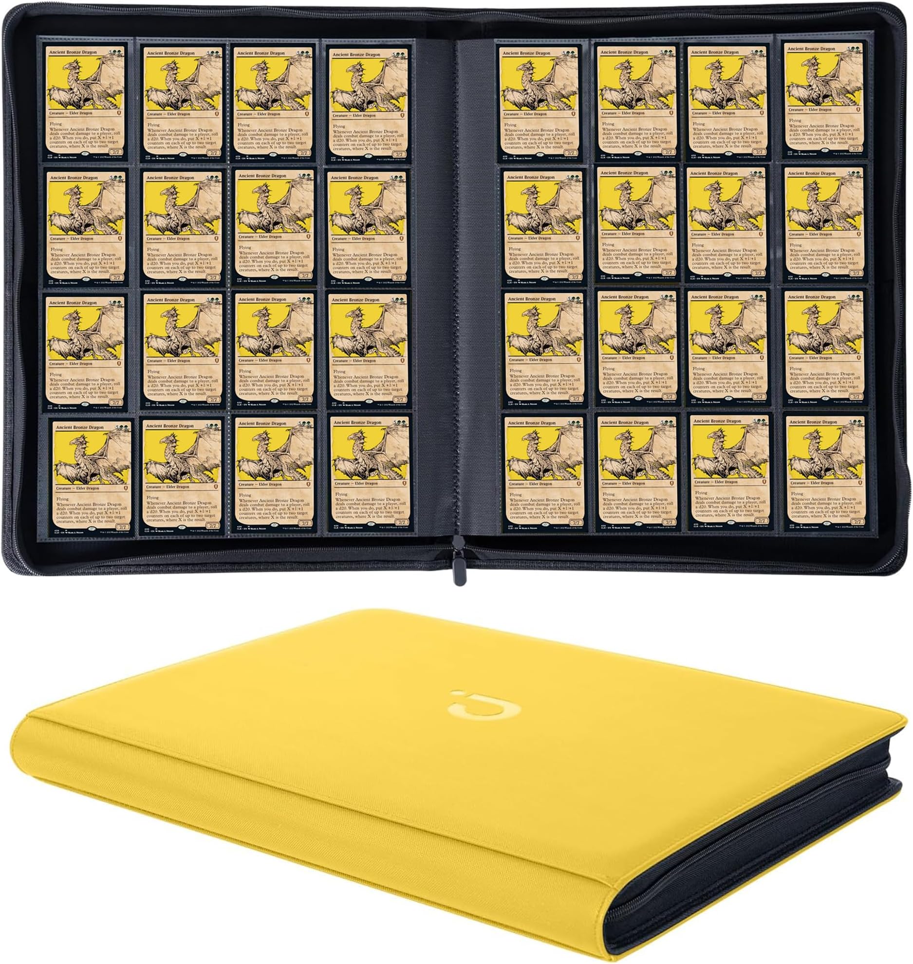 Amazon.com: Rieton 16 Pocket 1000+ Pockets Card Binder, Large Ringless ...