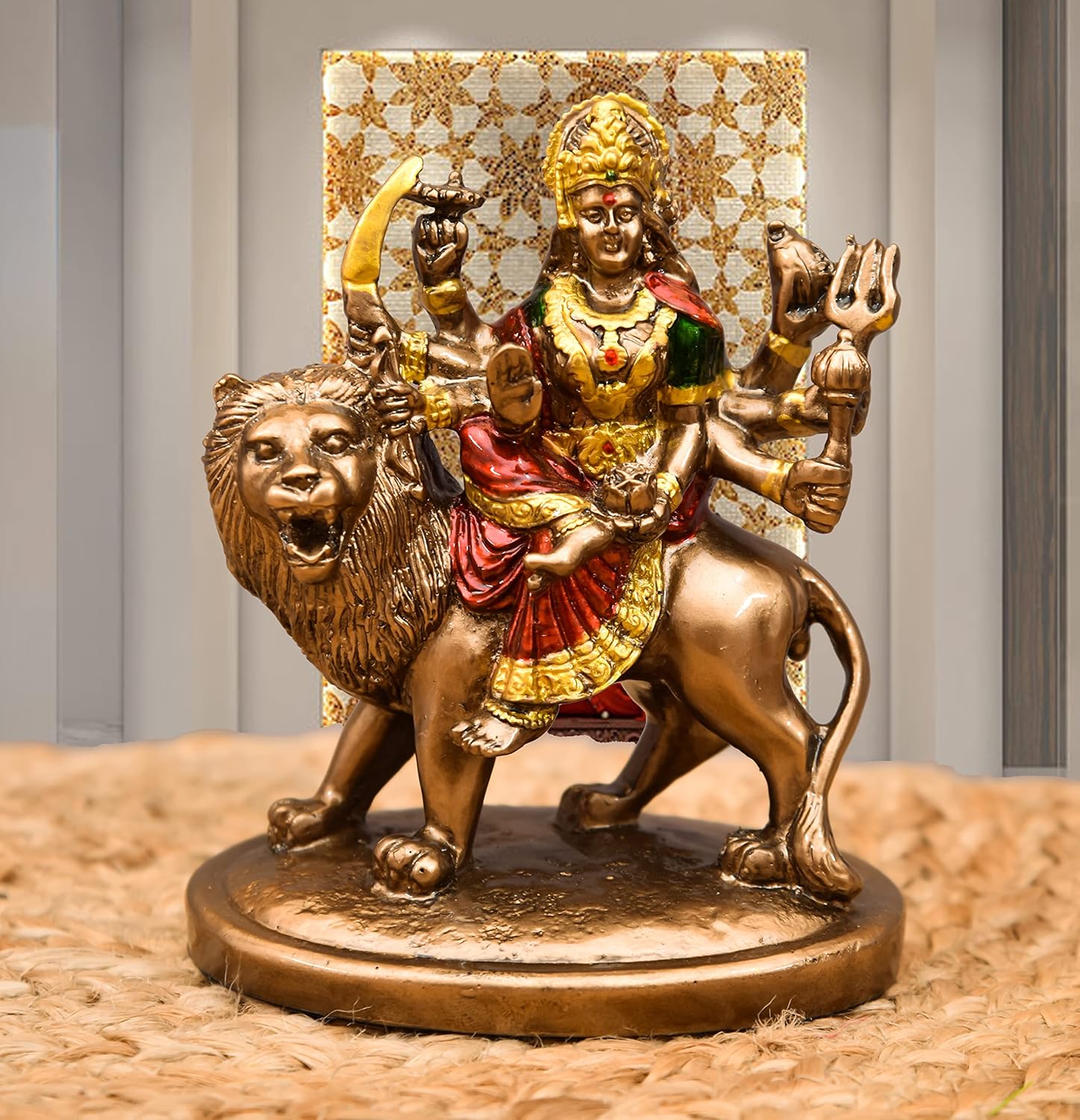 Buy HNH CRAFTS Goddess Maa Durga Sherawali MATA Idol Statue for Car ...