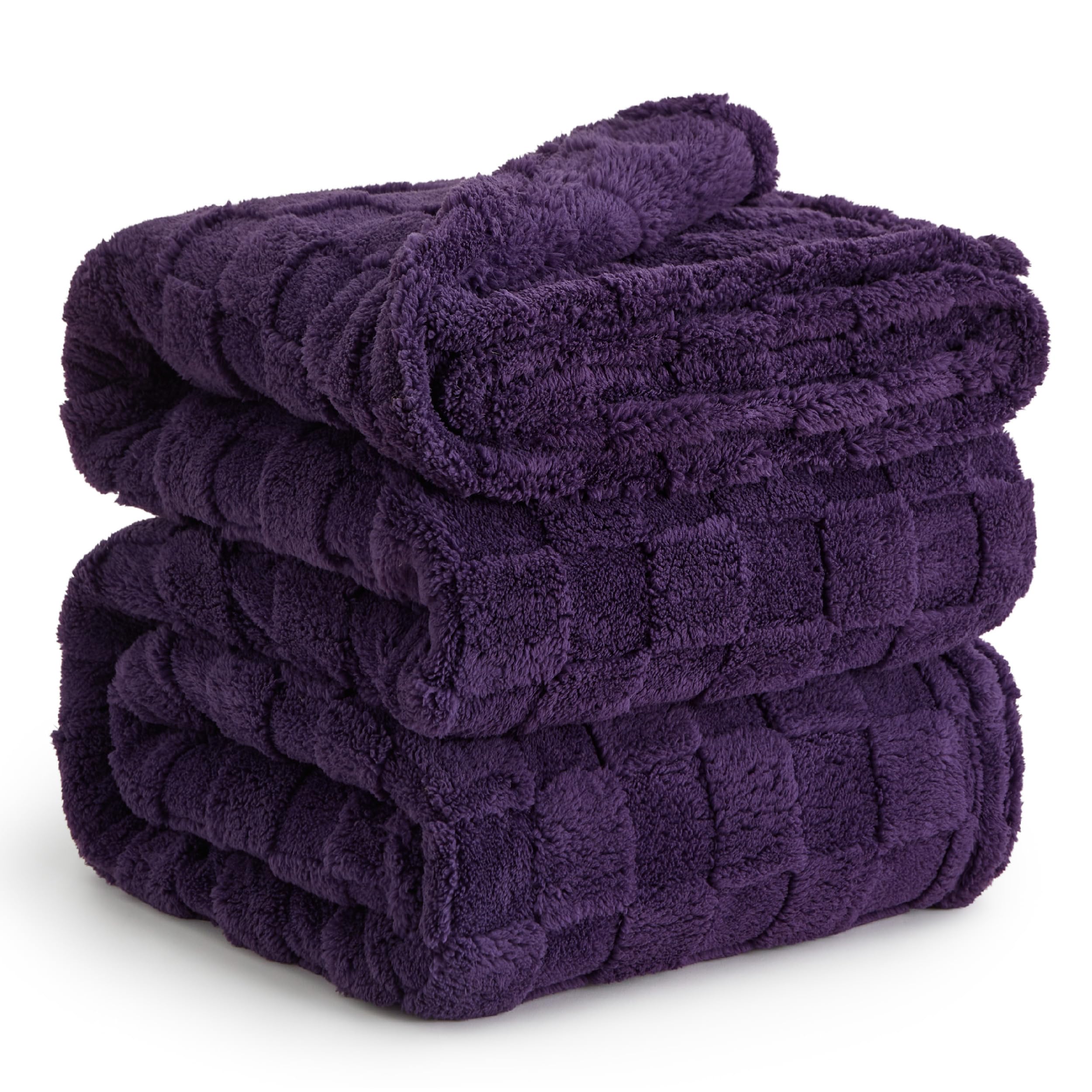 Amazon.com: Bedsure Crown Jewel Fleece Blanket for Couch - Super Soft ...