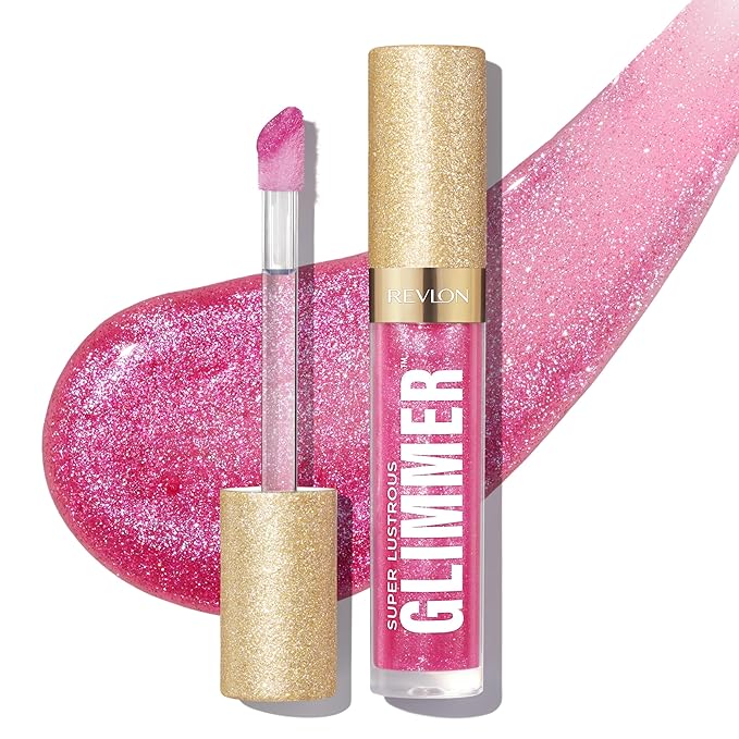 Amazon.com : REVLON Super Lustrous Glimmer Gloss, Non-Sticky Lip Gloss ...