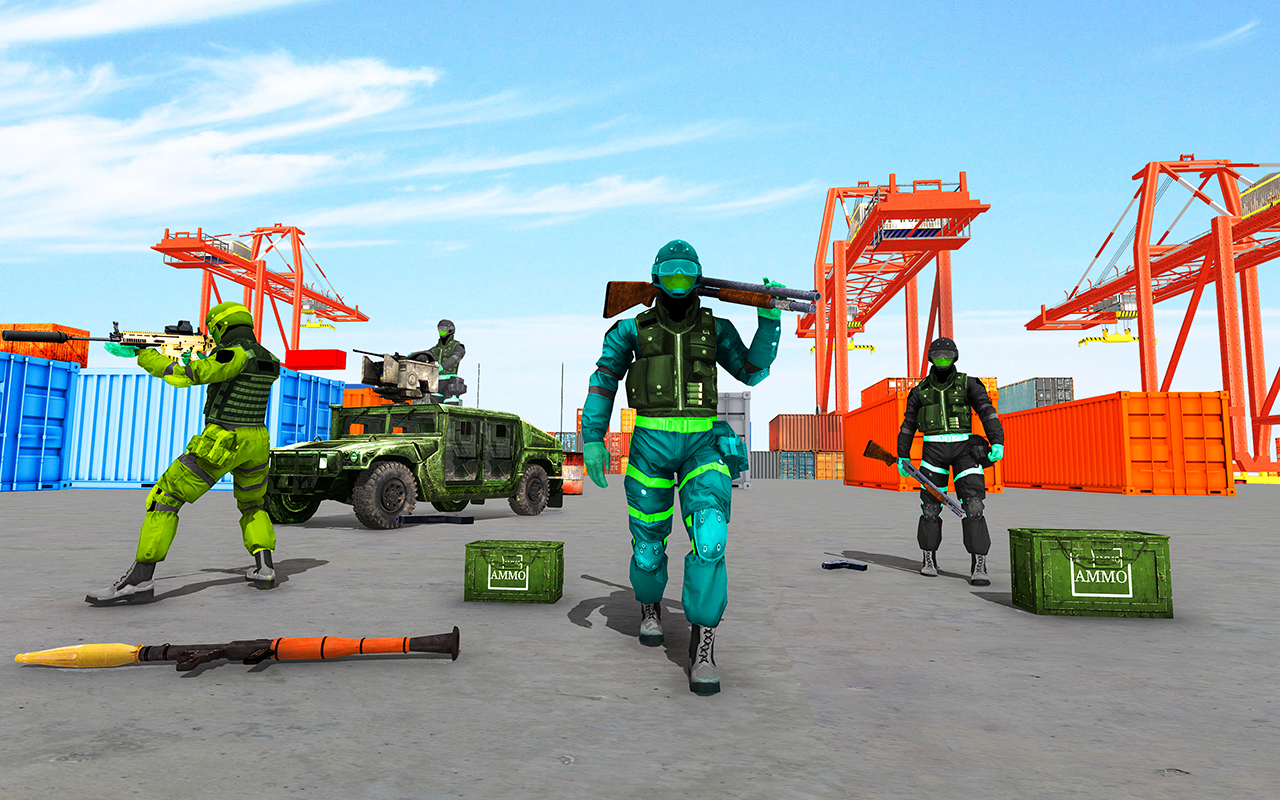 Real FPS Battleground 19: Shooting Games for Free-Amazonアプリストアのアプリ