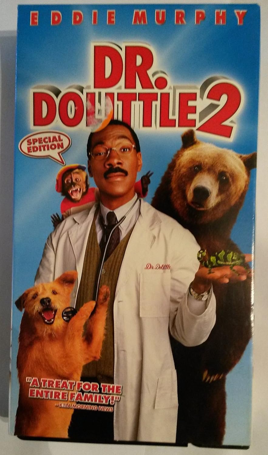 Amazon.com: Dr. Dolittle 2 [VHS] : Eddie Murphy, Peter Boyle, Ossie ...