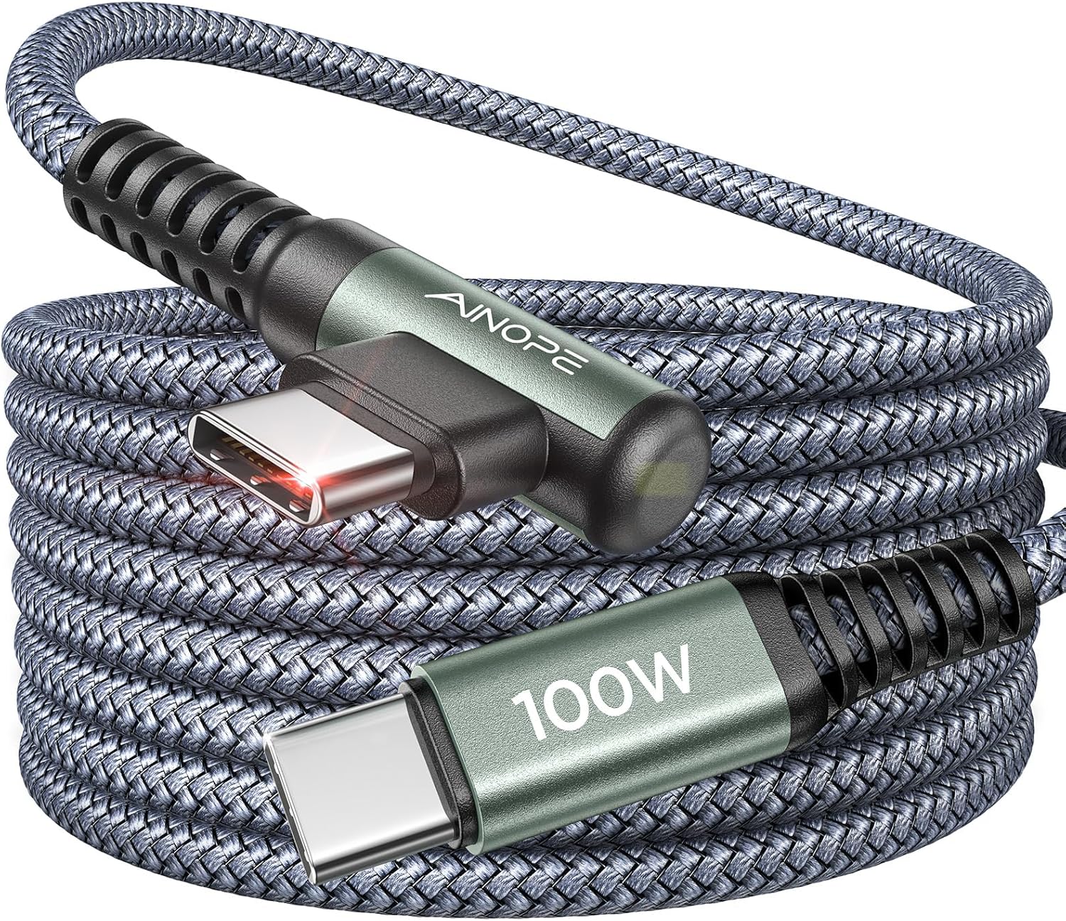 Amazon.com: AINOPE USB C to USB C Cable 100W Durable iPhone 16 Charger ...