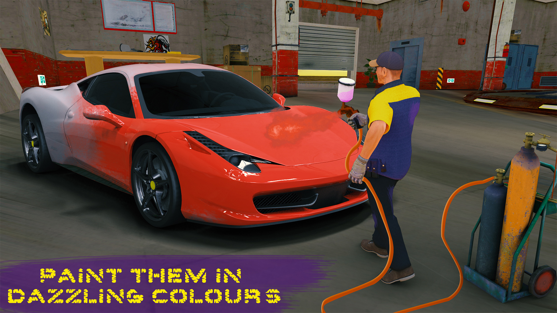 Futuristic Sports Car Mechanic Workshop Simulator: Ultimate Car Repair ...