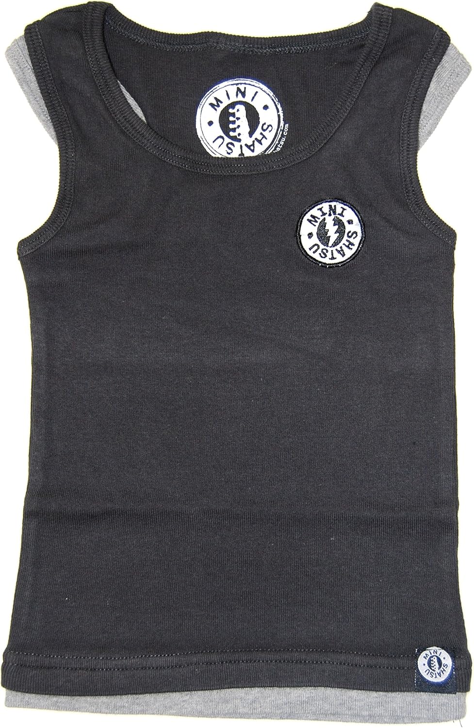 Amazon.com: Mini Shatsu Baby Boys' Drum Beater Tank Top (18M) Charcoal ...