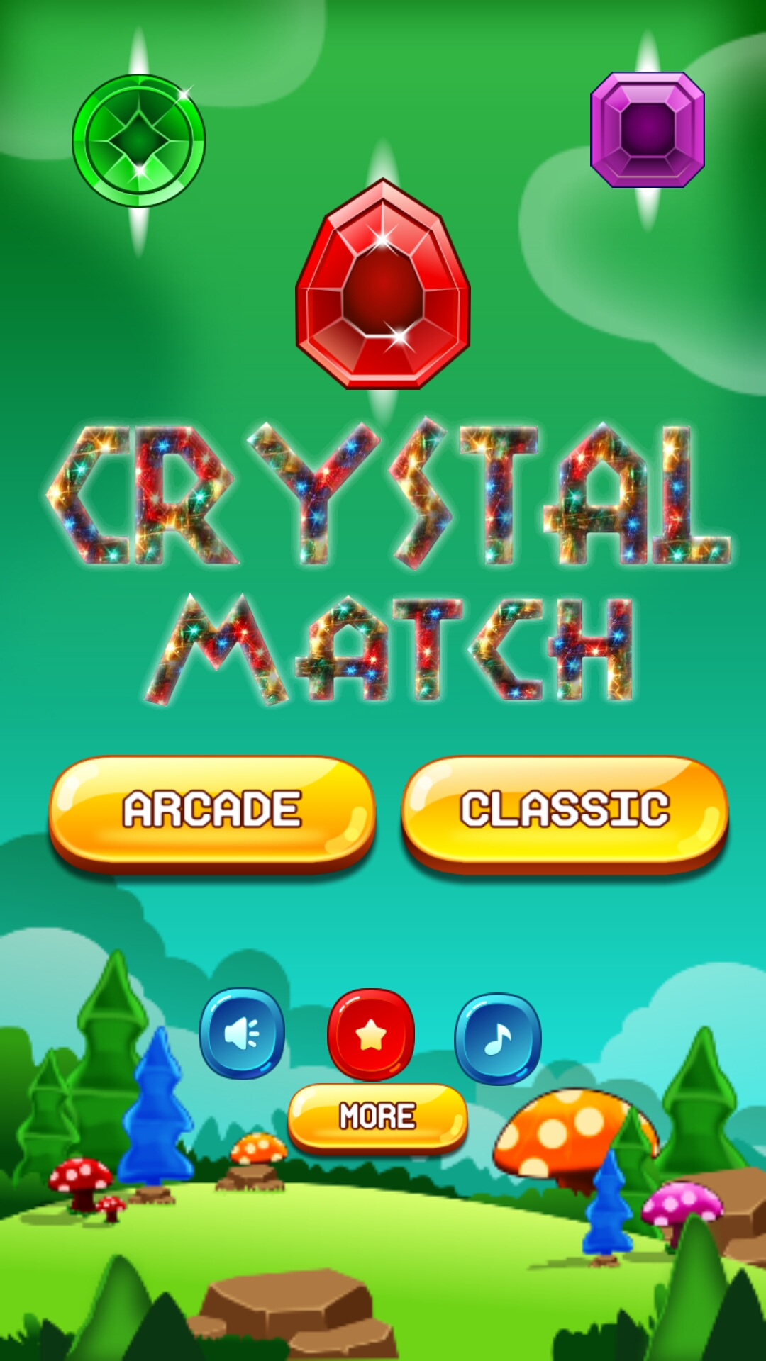 Crystal Match Item - Play Easy Puzzle Additive Match 3 Game - App on ...