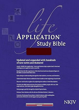 Life Application Study Bible NKJV: Tyndale: 9780842340410: Amazon.com ...
