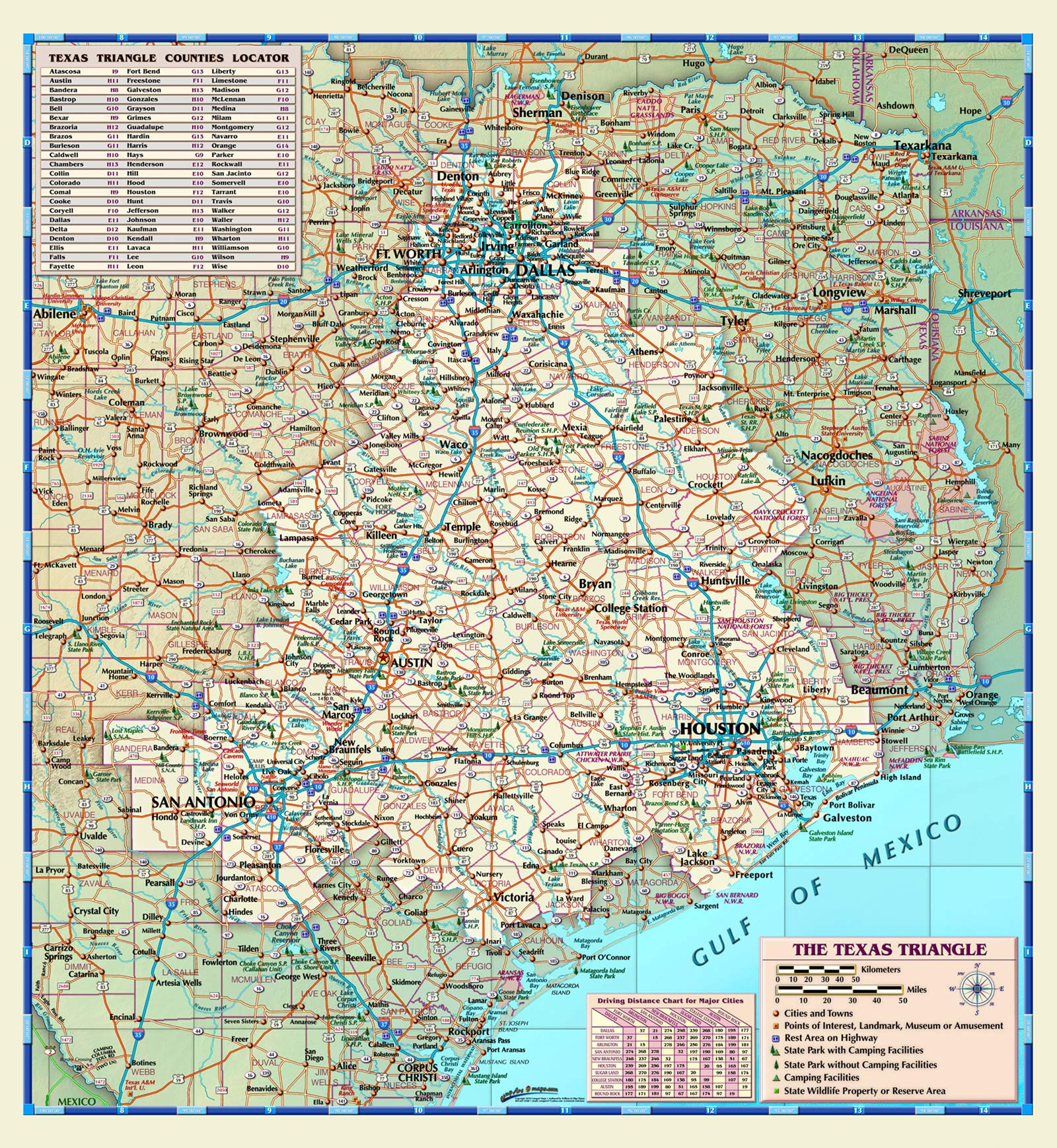 Golden Triangle Texas Map