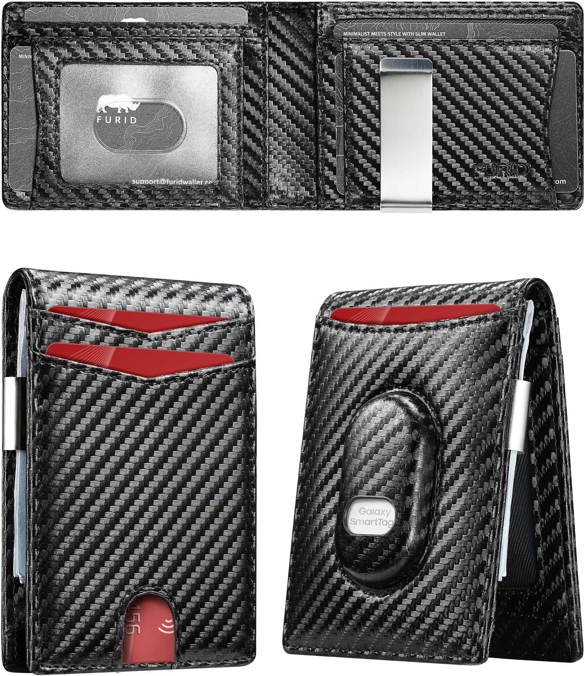 Amazon.com: SMART LB Anti-Lost Bluetooth Wallet Tracker Mens Slim ...