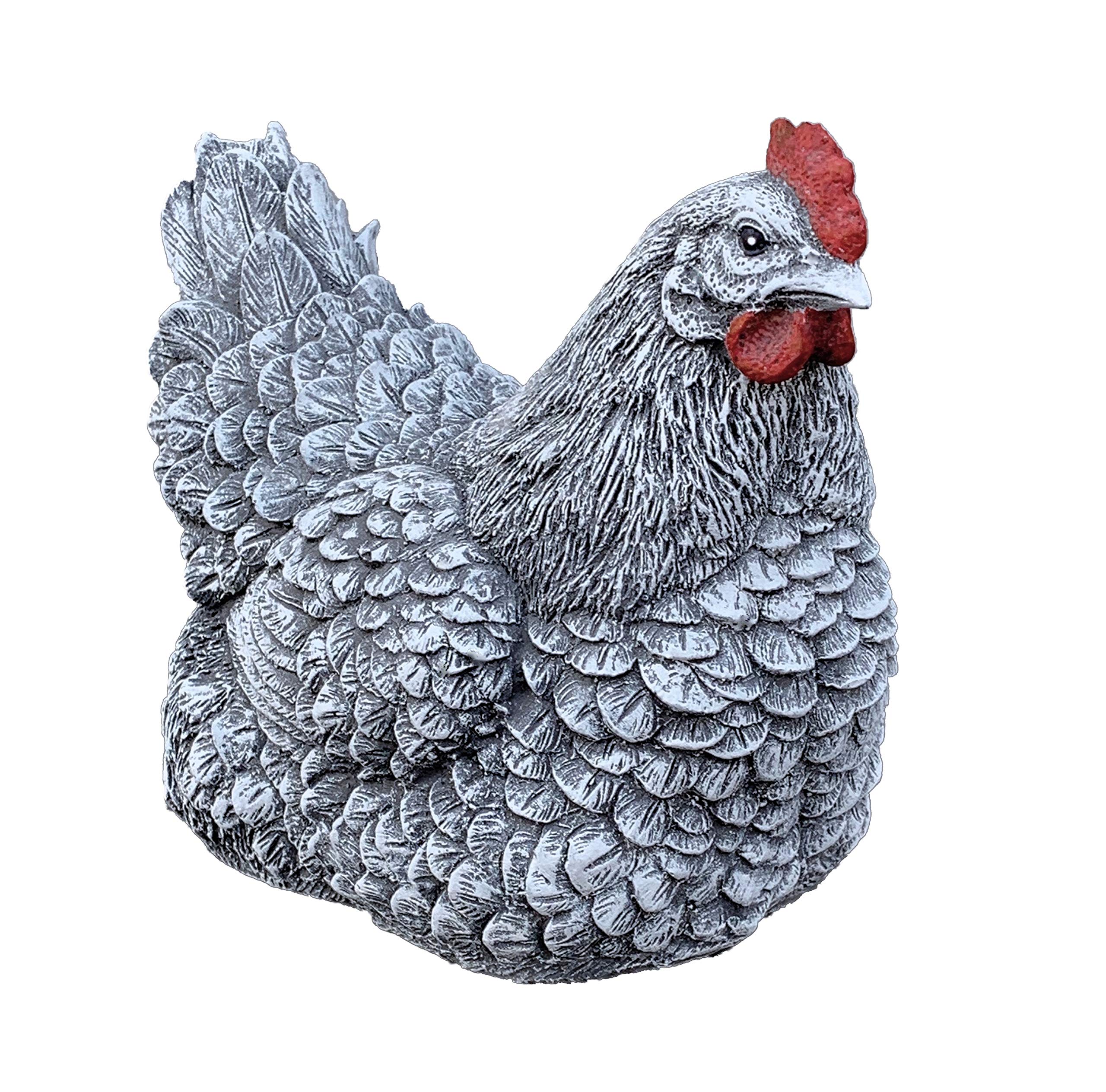 Stone and Style Steinfigur Huhn Henne Hahn frostfest wetterfest ...
