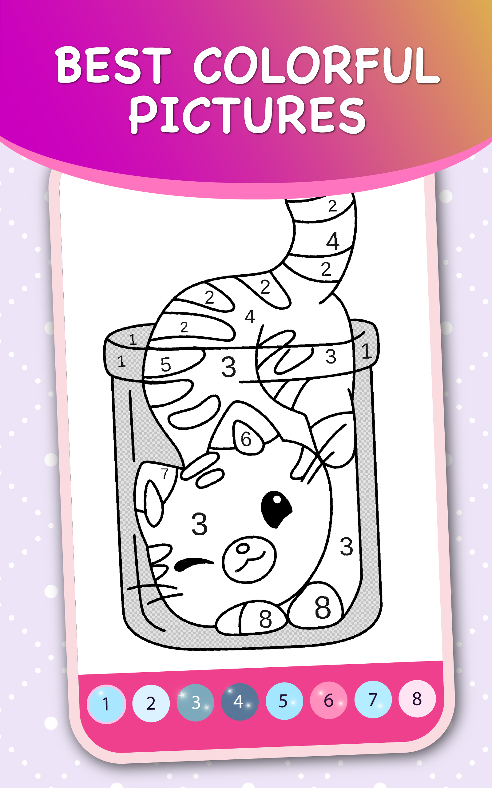 Kids Coloring Book by Numbers - Drawing & Learning Game:Amazon.in ...