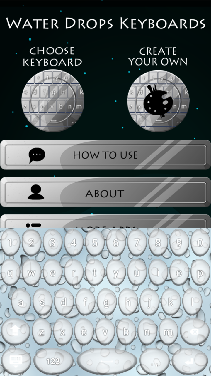 Water Drops Keyboards - App on Amazon Appstore