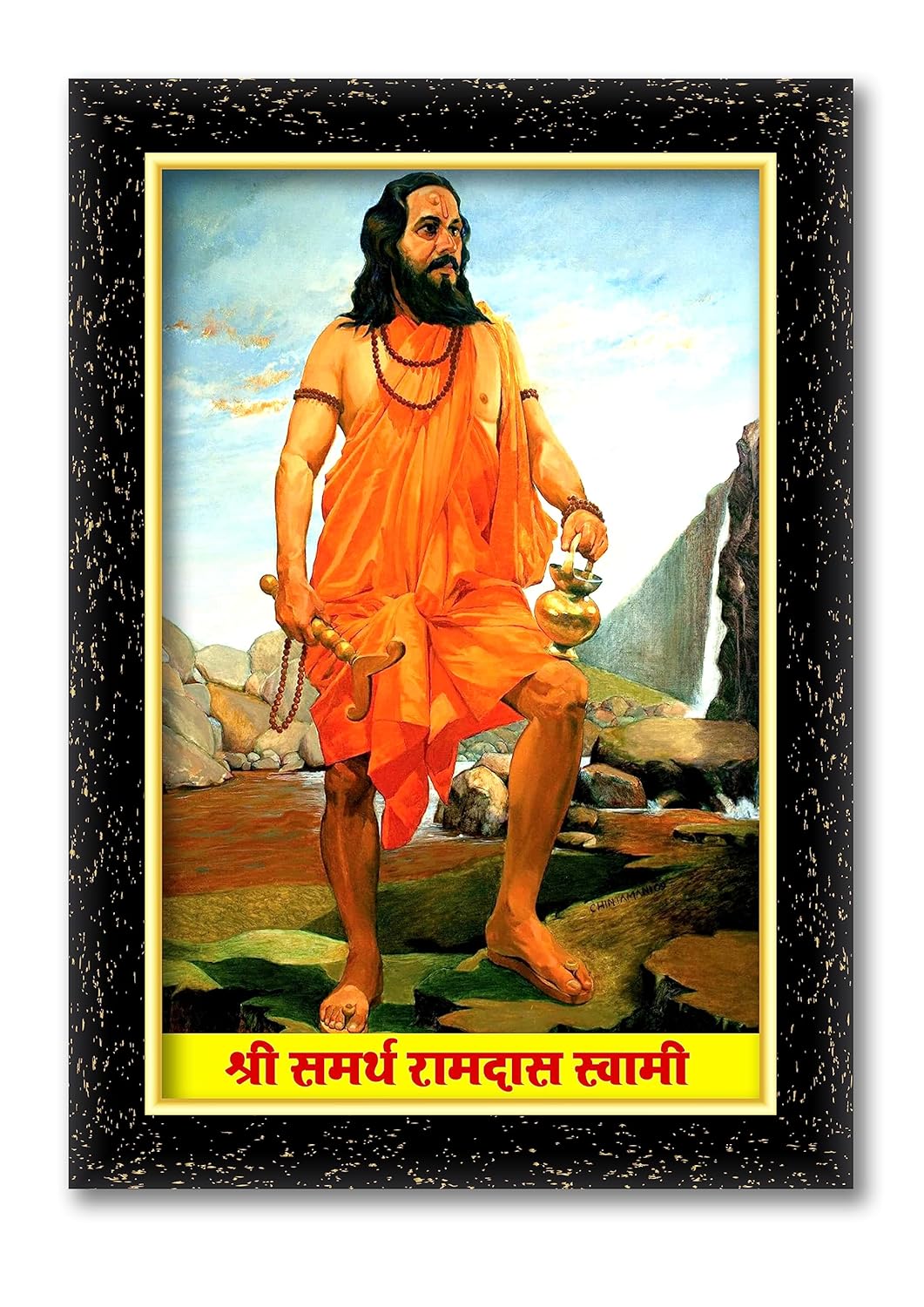 ARAAKA SHREE SAMARTH RAMDAS SWAMI Laminated phAoto frame for wall ...