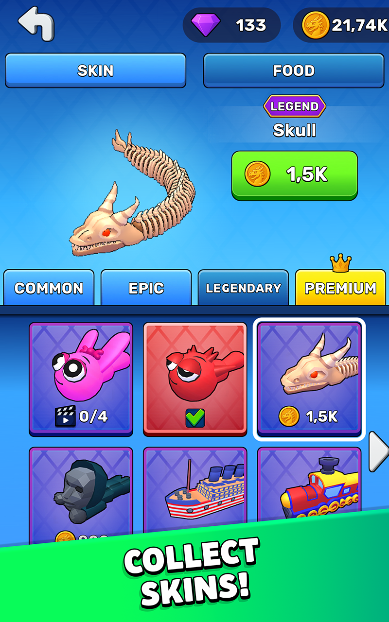 Snake Rush: Clash Battle 3D – Slither Simulator Game, Hungry Eater ...