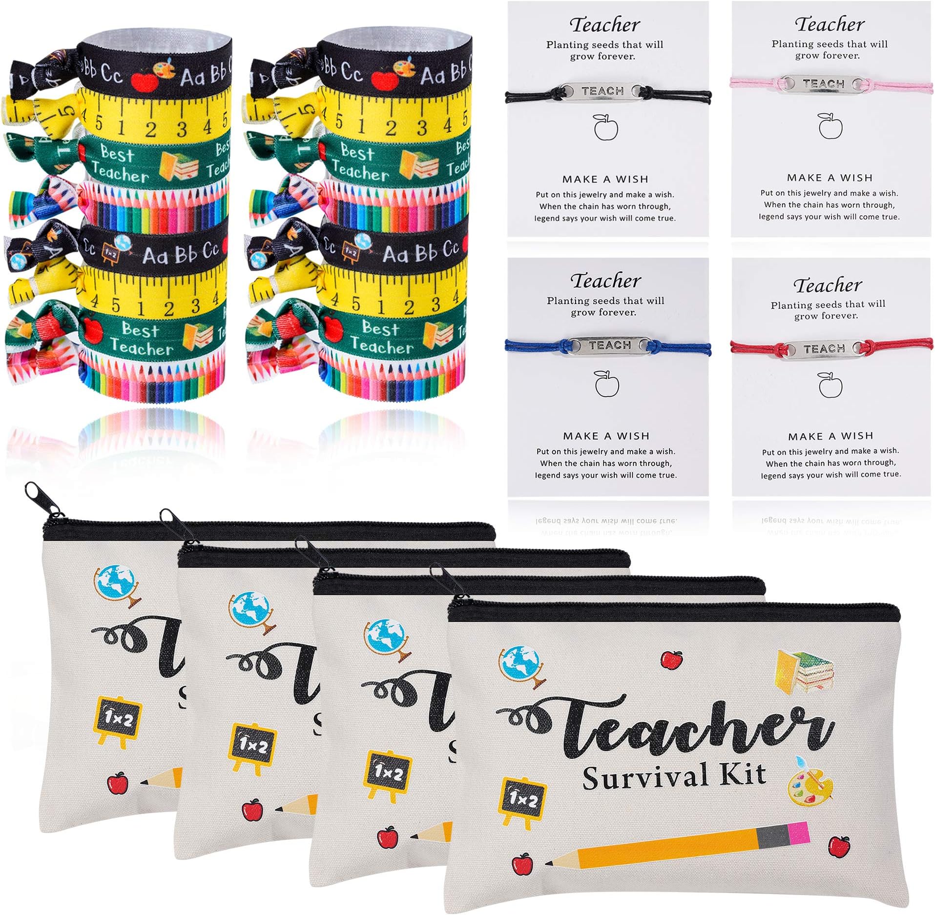 Amazon.com: 24 Pieces Teacher Appreciation Present Set, 12 Teacher ...