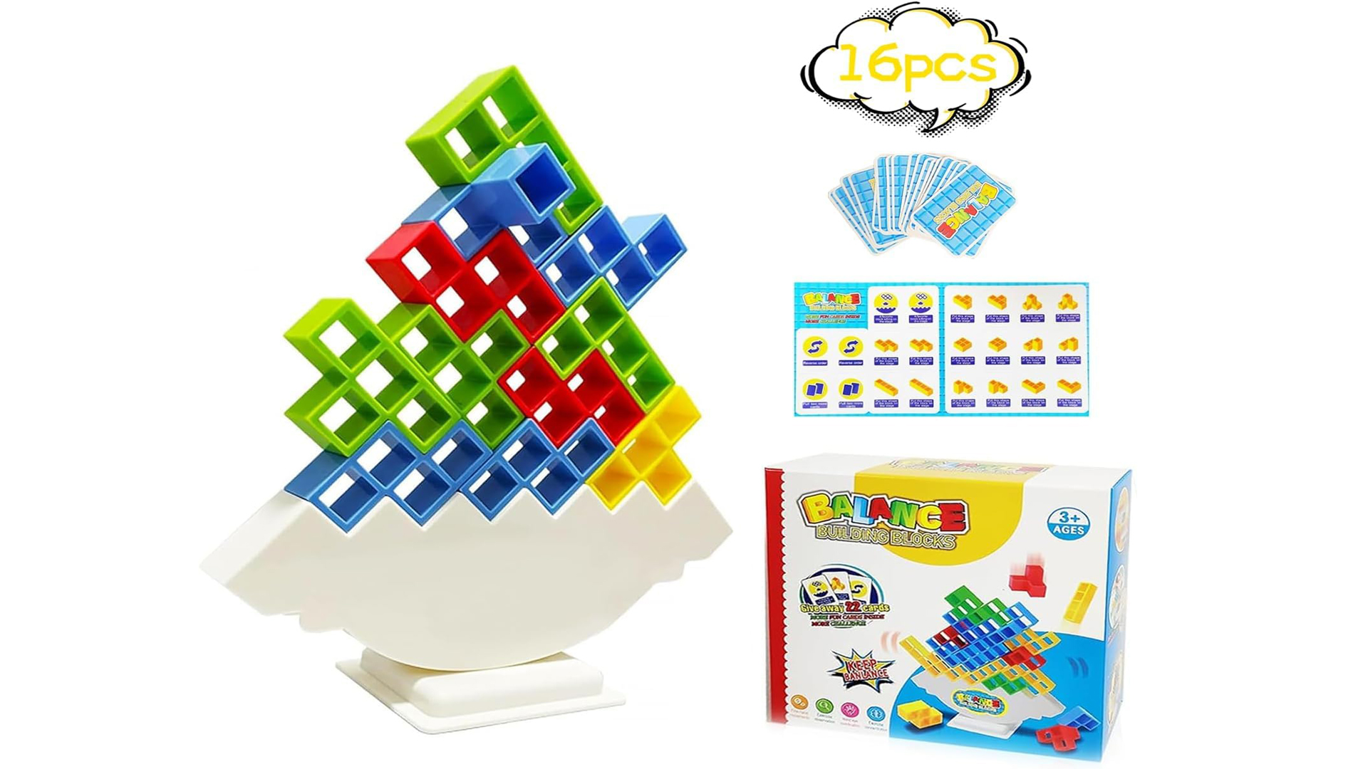 Watch Tetra Tower Stacking Blocks Balance Building Tetris Game on ...