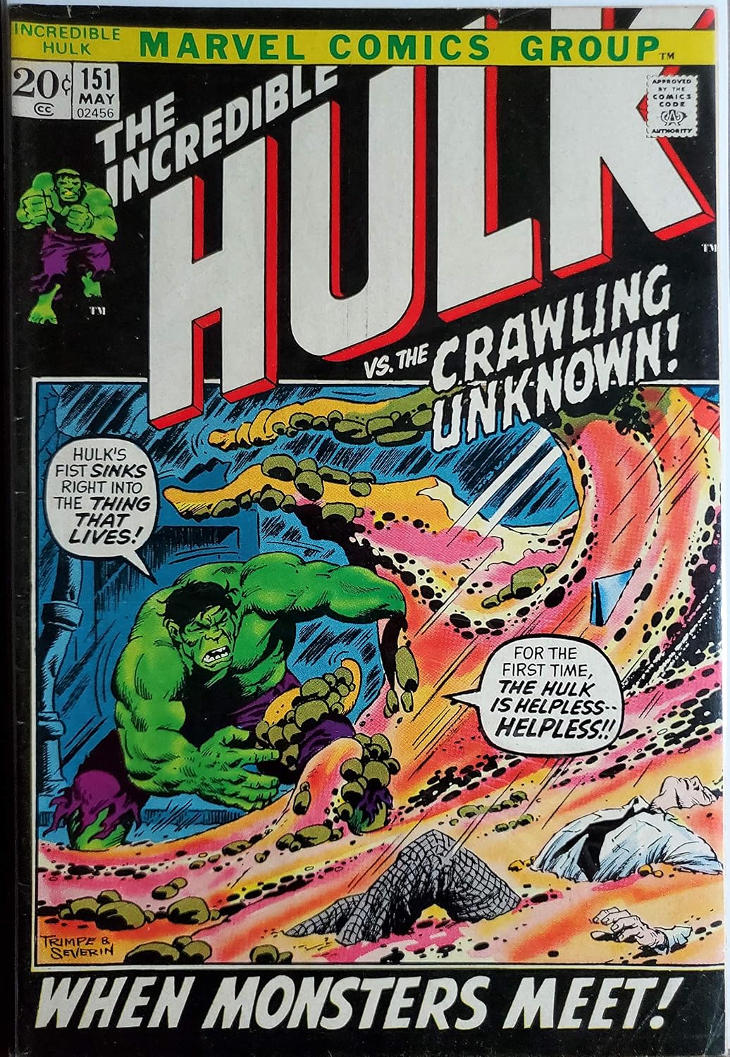 Amazon.com: The Incredible Hulk #151: Archie Goodwin, Herb Trimpe, John ...