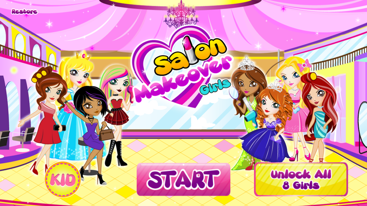 Salon Makeover Girls - Girl Games - App on Amazon Appstore