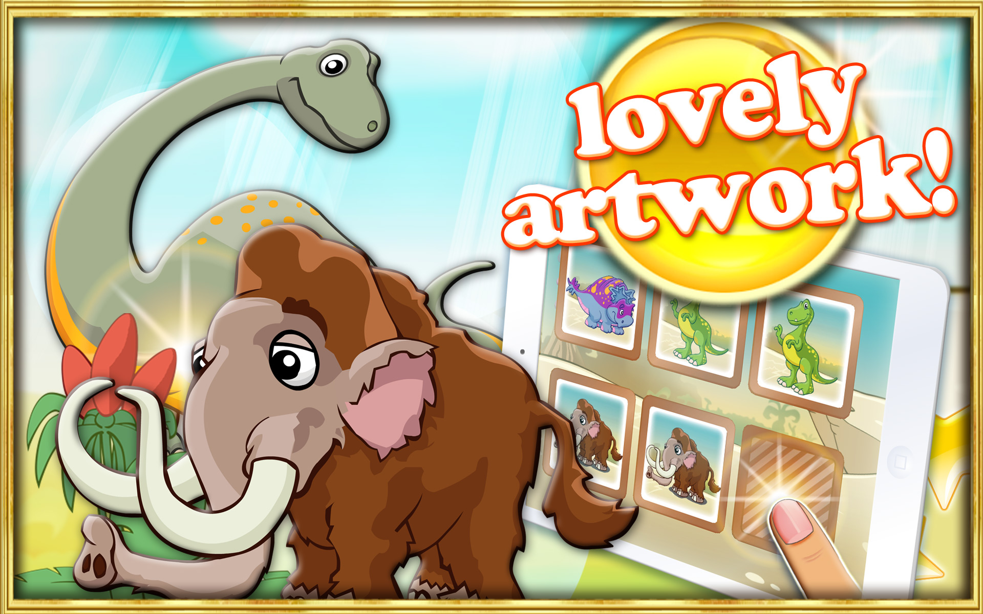 Jurassic dinosaur pairs puzzle for kids and toddlers (boys and girls ...