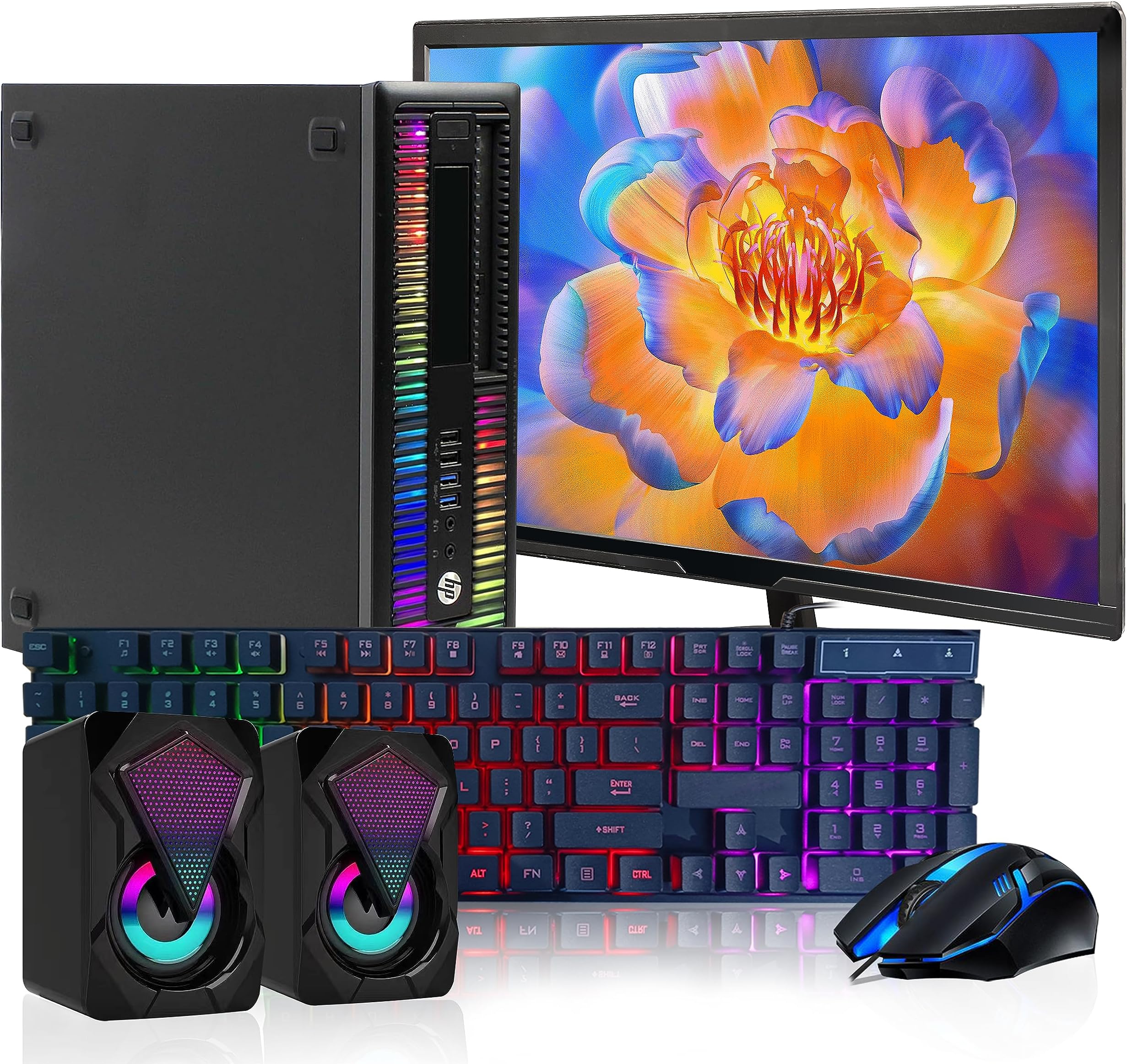 HP RGB Gaming Desktop PC, Intel Quad Core I5-6500 up to 3.6GHz, GeForce ...