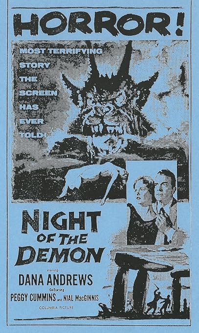 Amazon.com: Curse of the Demon with Dana Andrews, Peggy Cummins and ...