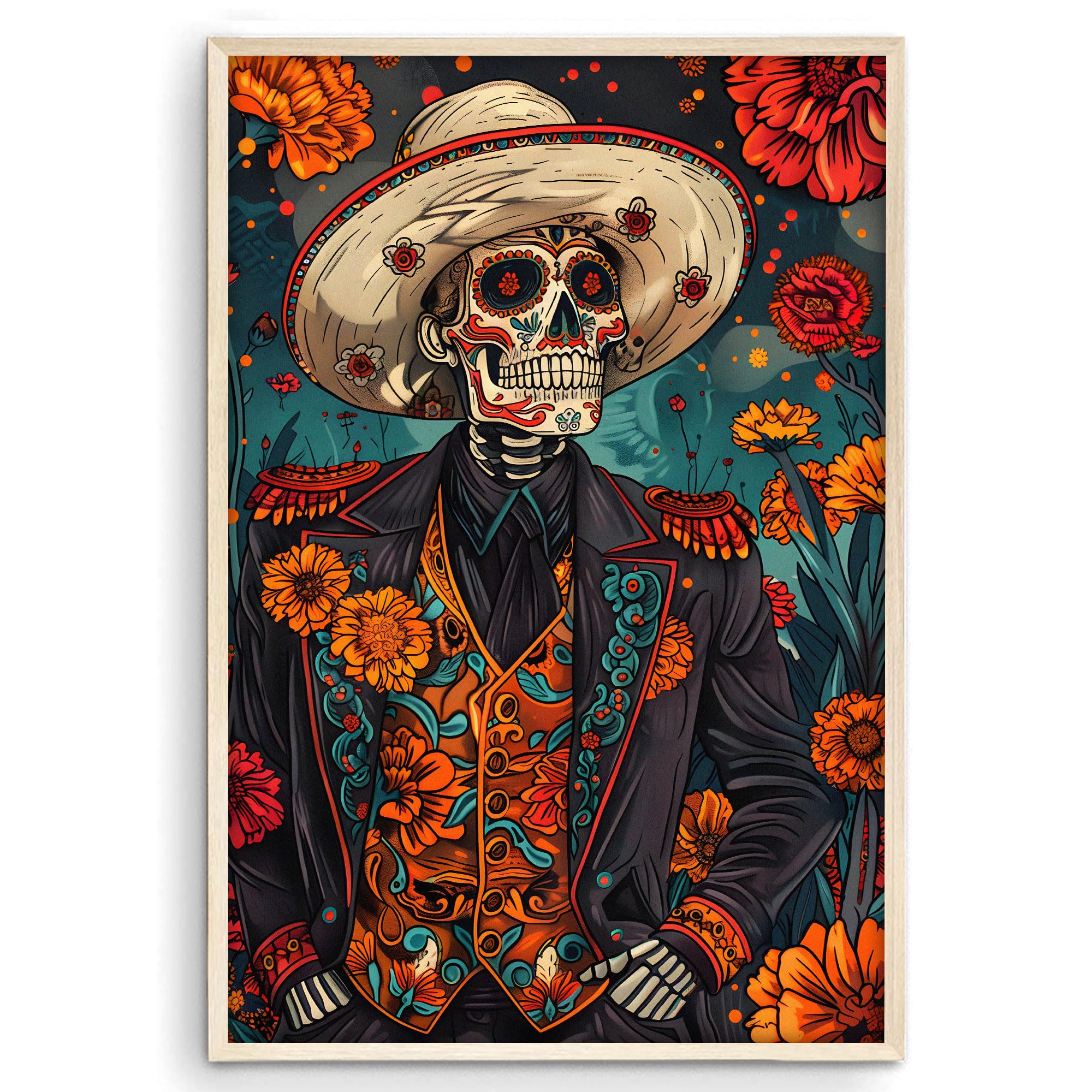 Spanish Skull Art