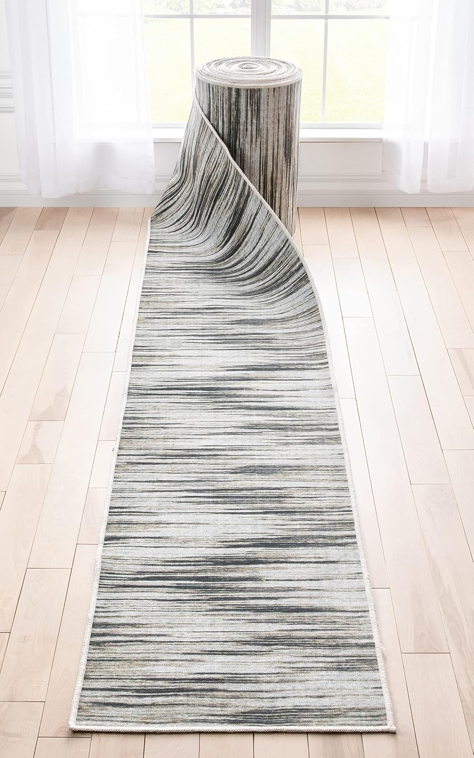 Amazon.com: Holden Modern Custom Size Hallway Stair Runner - 27" Wide x ...