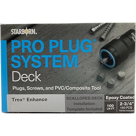 Starborn Industries Pro Plugs for Trex Decking - 375 Plugs - Trex ...