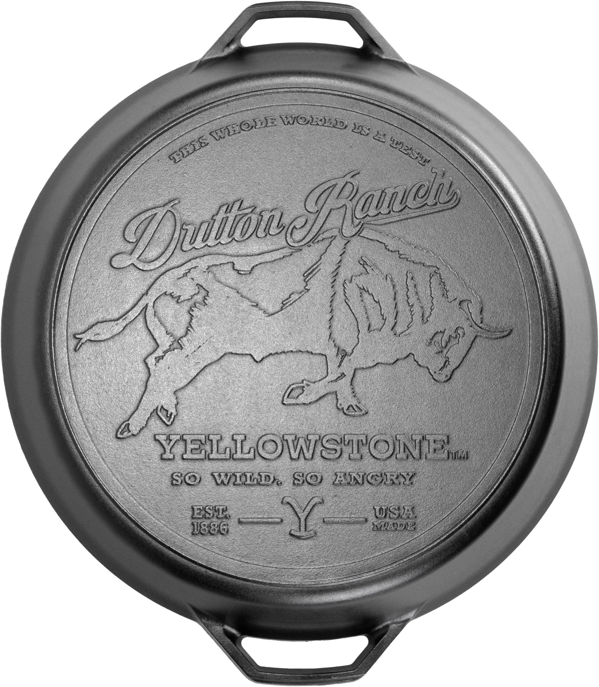 Amazon.com: Lodge Yellowstone - 17" Skillet: Home & Kitchen