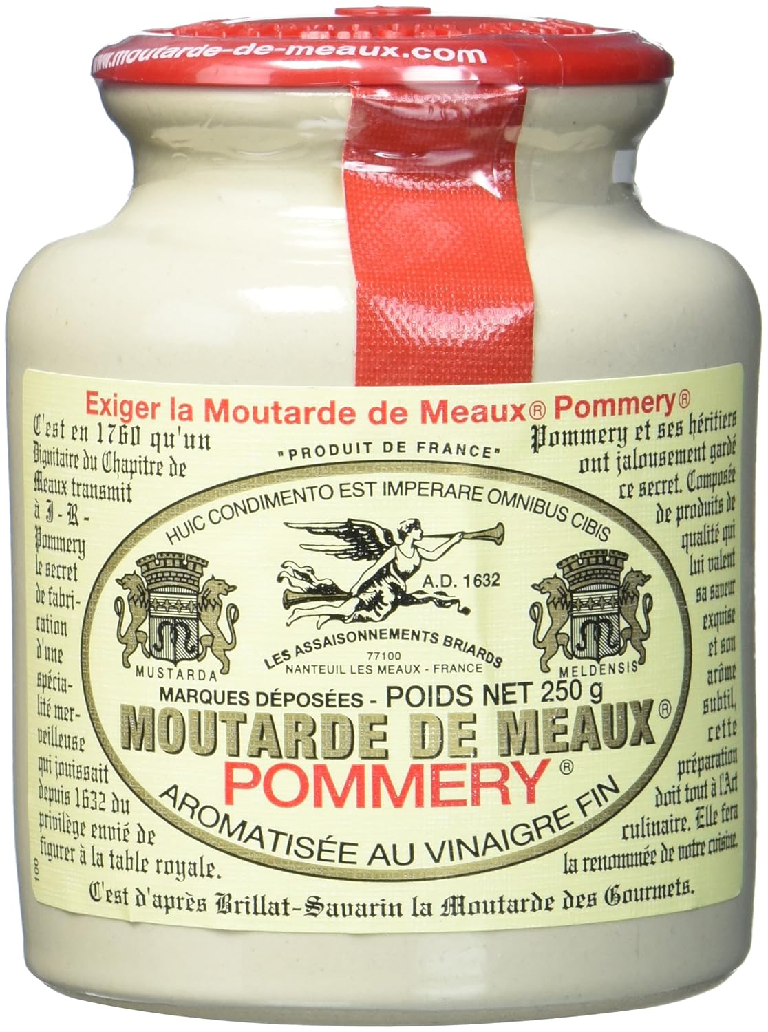 Pommery Moutarde de Meaux 250g : Amazon.de: Lebensmittel & Getränke