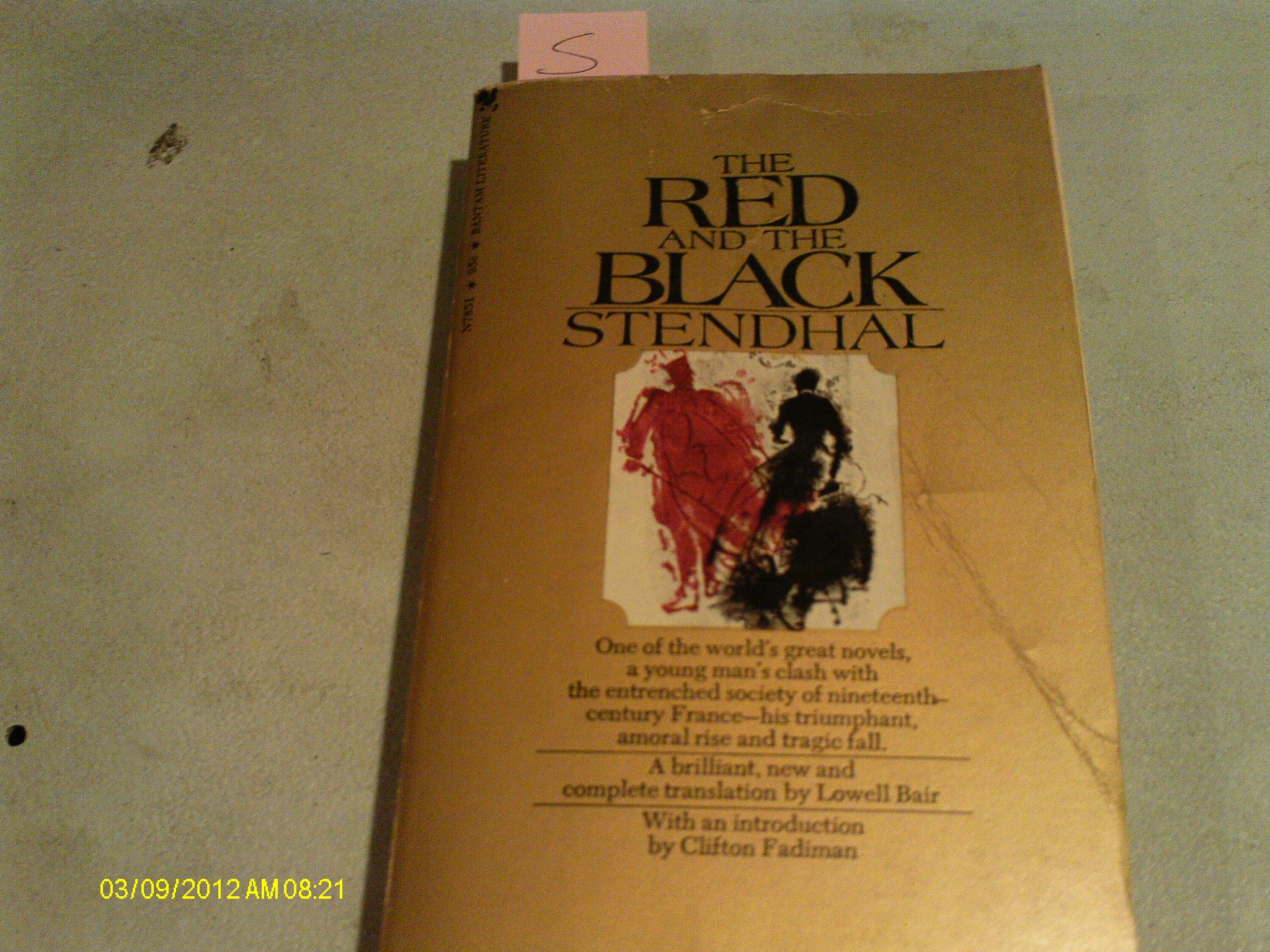 Amazon | The Red and the Black | De Stendhal, Marie | Literary