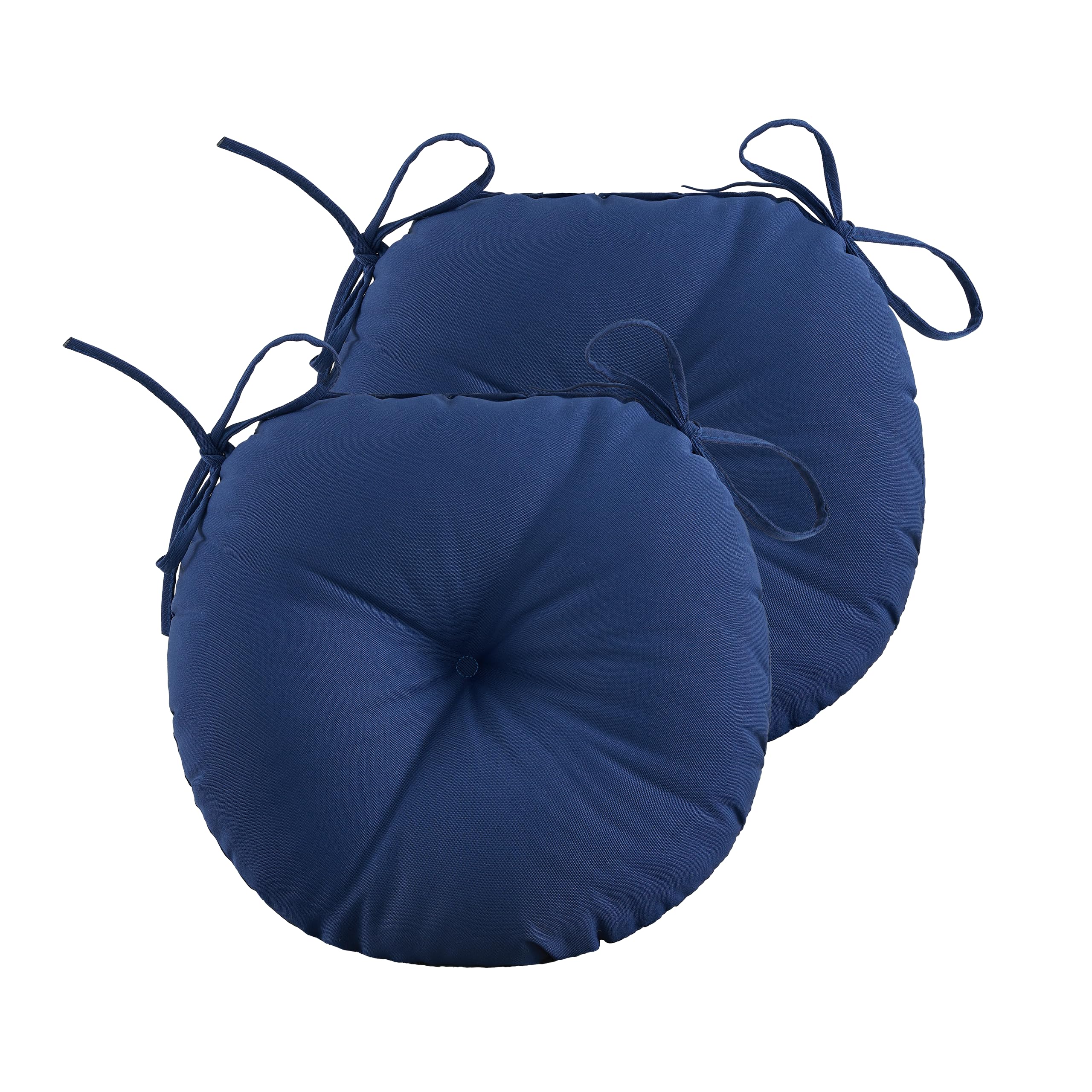 Amazon.com: ZEOLABS Bistro Chair Cushions,15 inch Waterproof Tufted ...