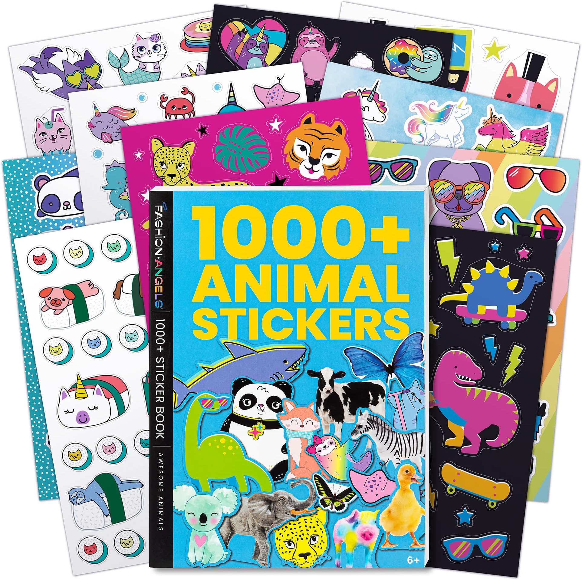Amazon.com: Fashion Angels 1000+ Mega Cool Stickers for Kids - Fun ...