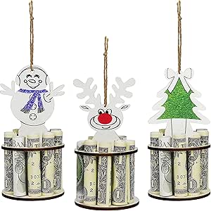 Belle Vous 3 Pack of Unique Christmas Money Holders for Cash Gifts ...
