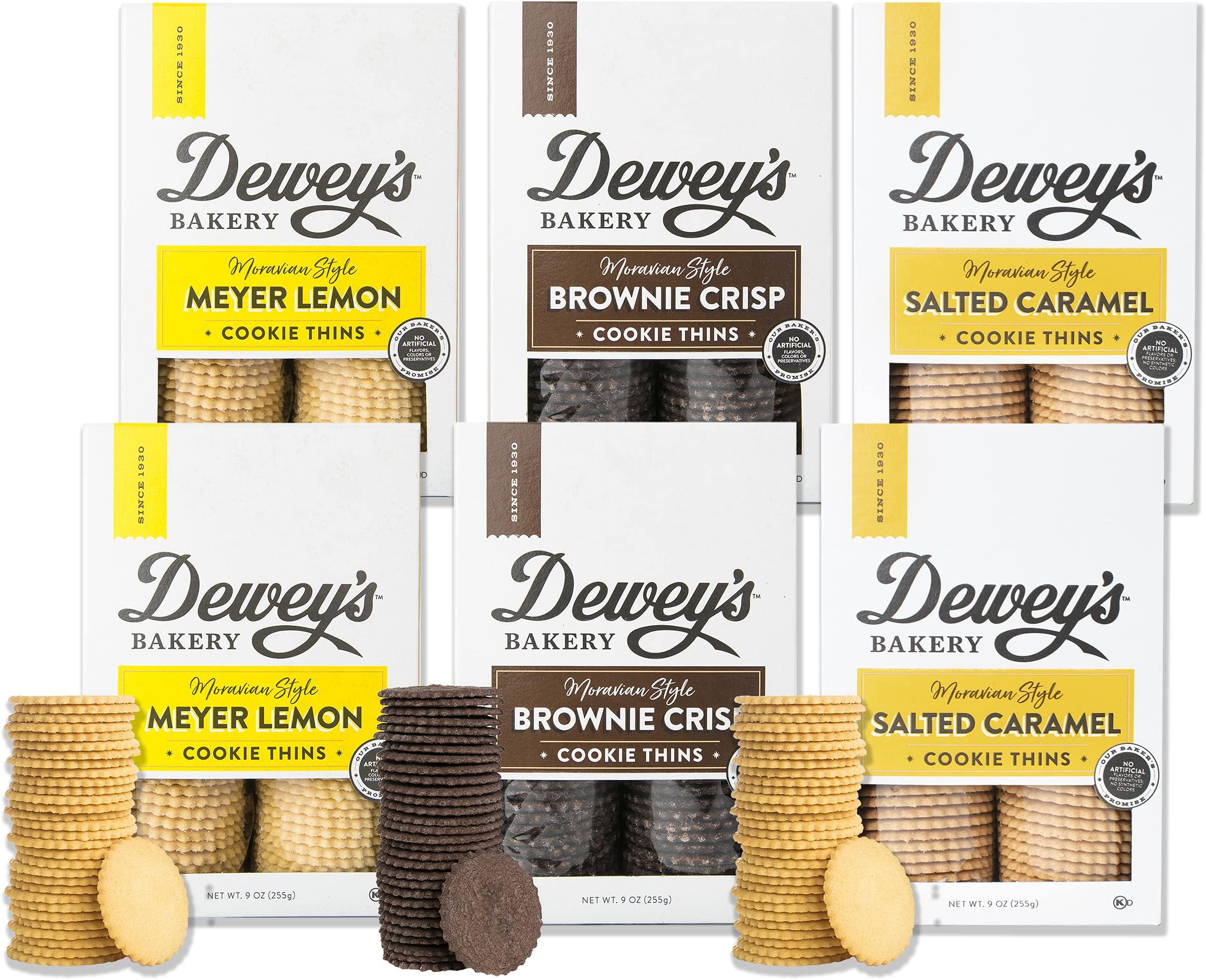 Amazon.com: Moravian Cookie Gift Tube Collection by Dewey's Bakery ...