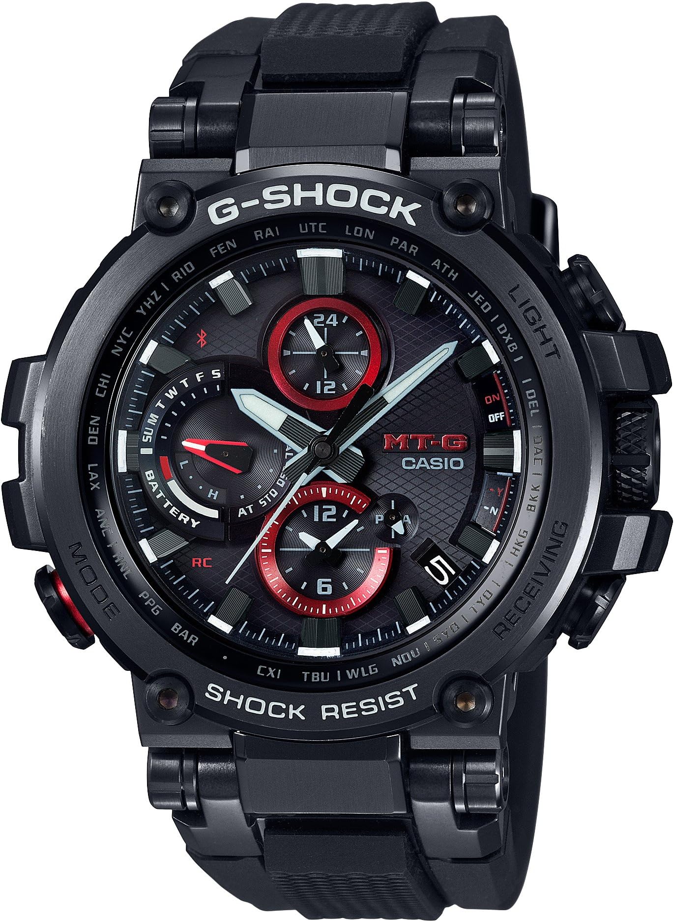 Amazon.com: G-Shock GST-B100 Series GSTB100GB-1A9 Gold/Black : Clothing ...