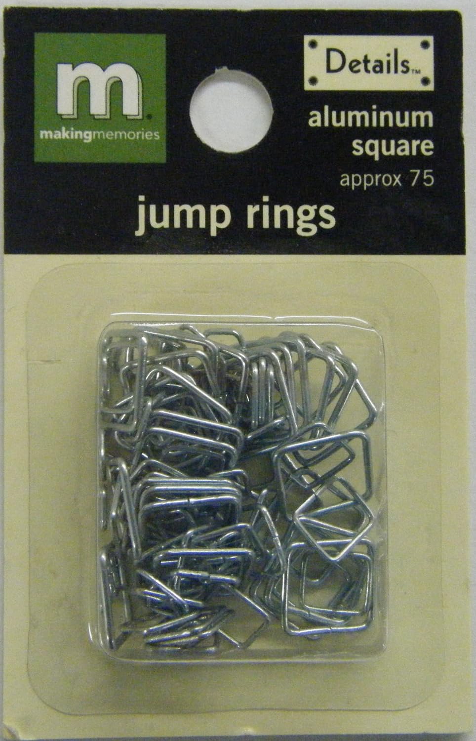 Amazon.com: Making Memories Jump Rings -Aluminum Square : Arts, Crafts ...