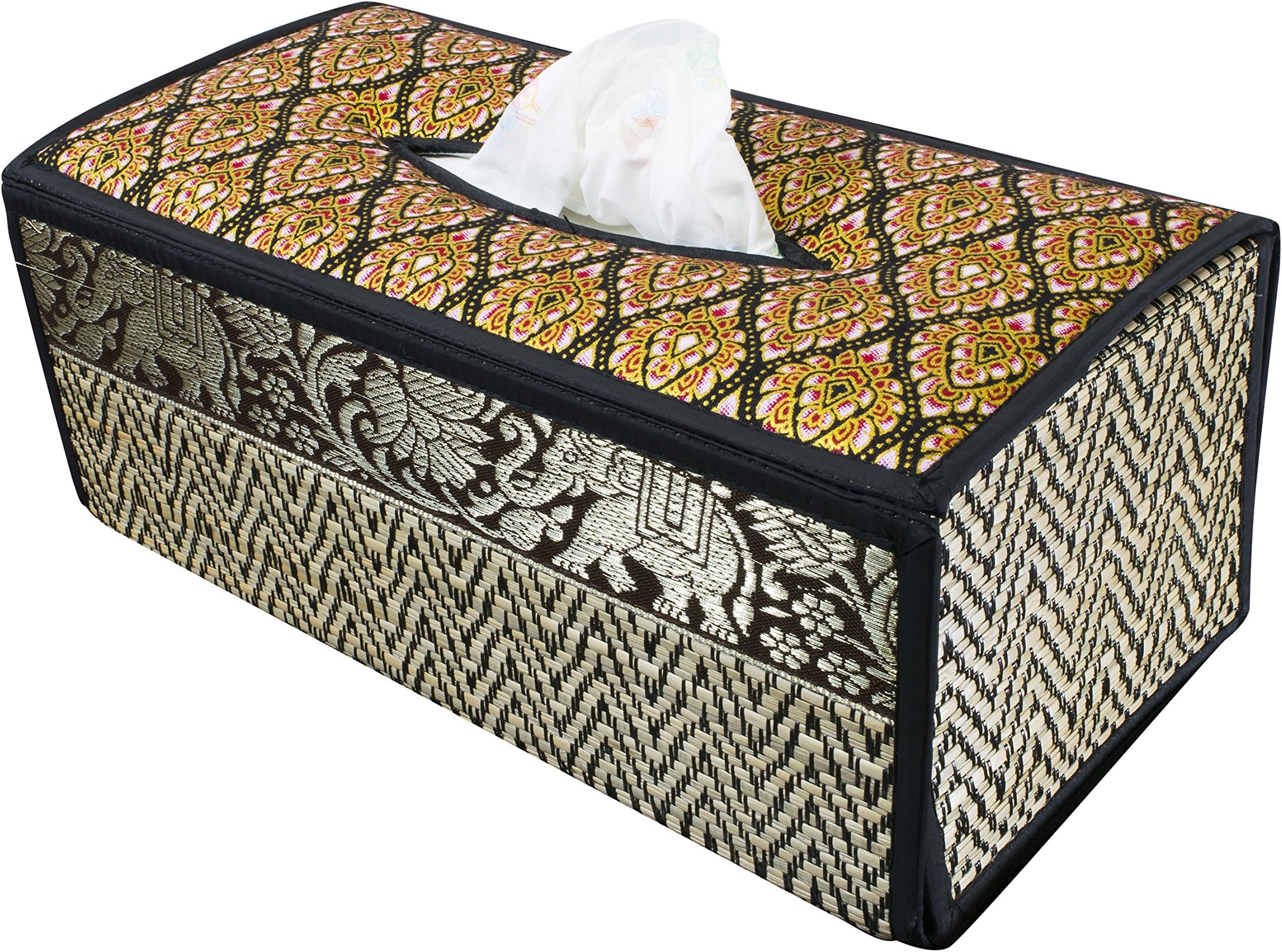 Amazon.com: Indian Glance Handmade Wooden Tissue Box Cover Dispenser ...