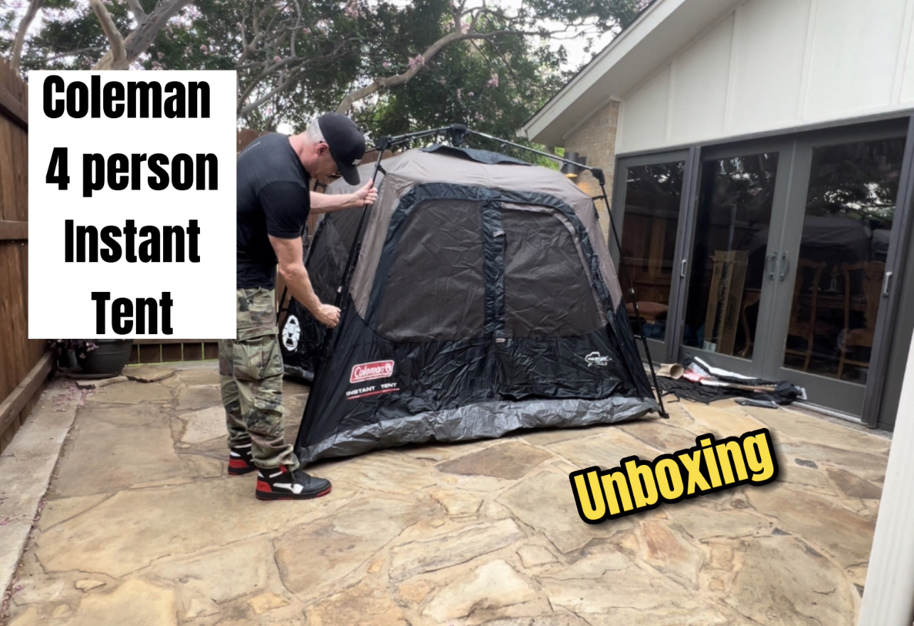 Watch Unboxing & Review& Coleman Camping Tent with Instant Setup on ...