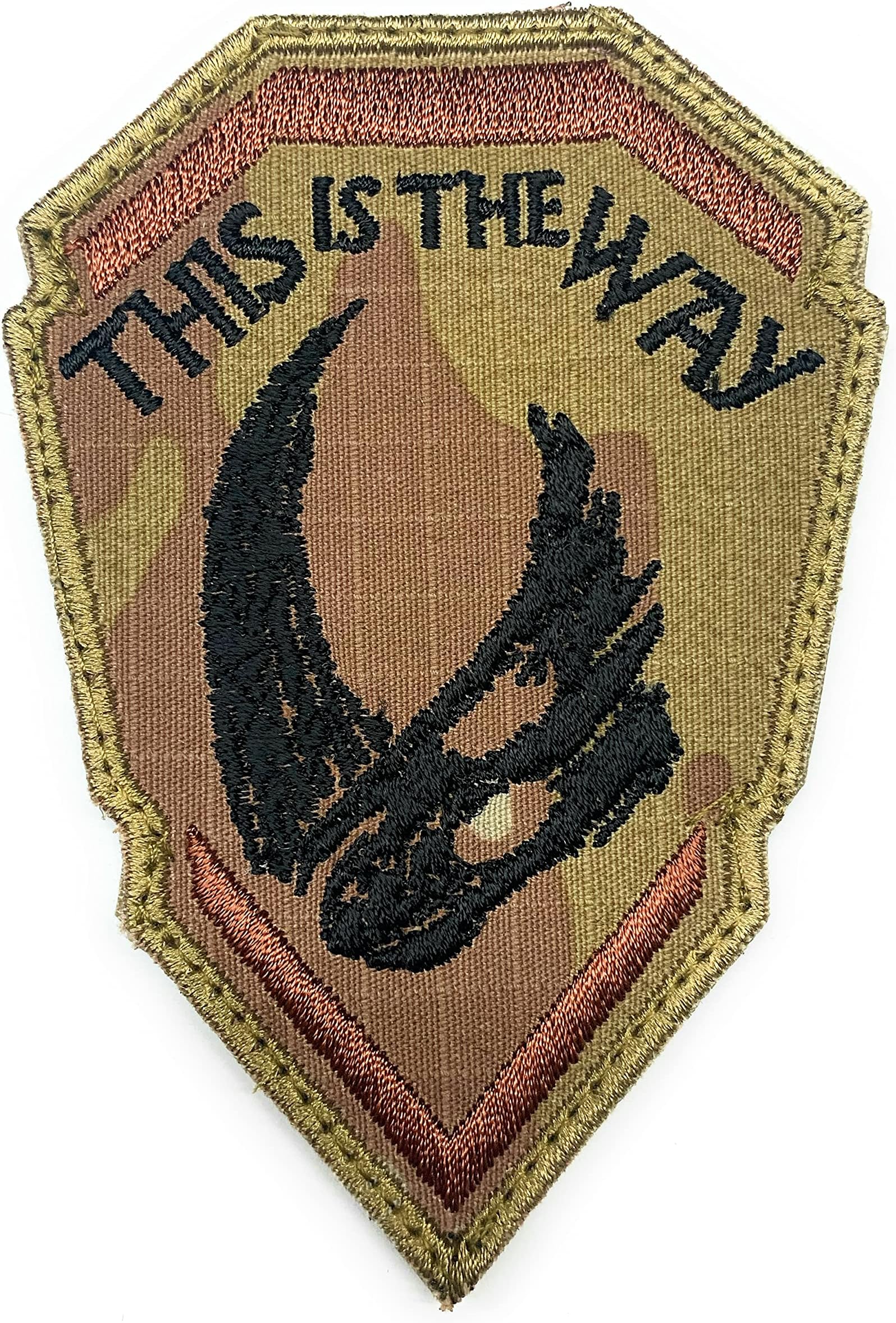 Amazon.com: This is The Way Mandalorian Mudhorn Patch - Funny Tactical ...