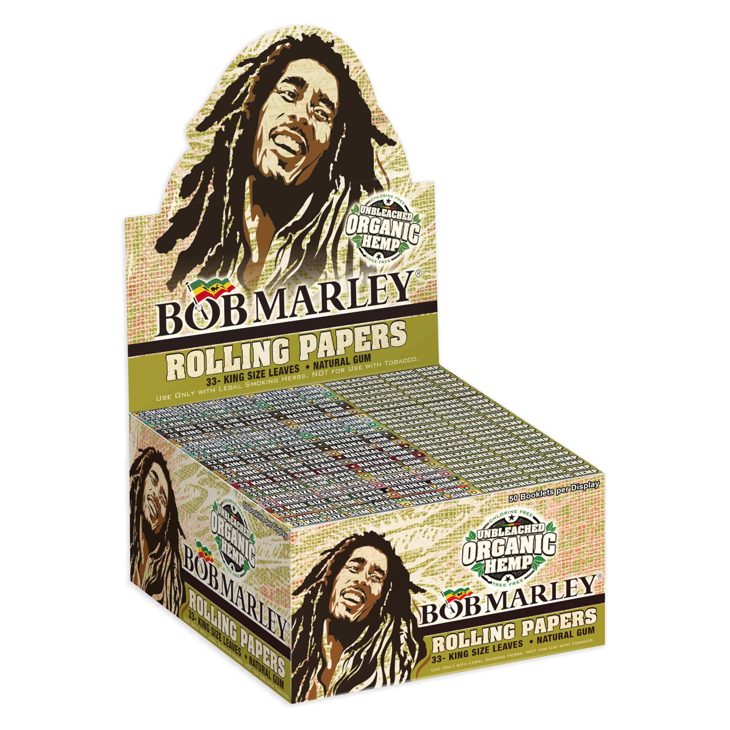 Amazon.com: Bob Marley Rolling Paper Unbleached - King Size (110mm ...