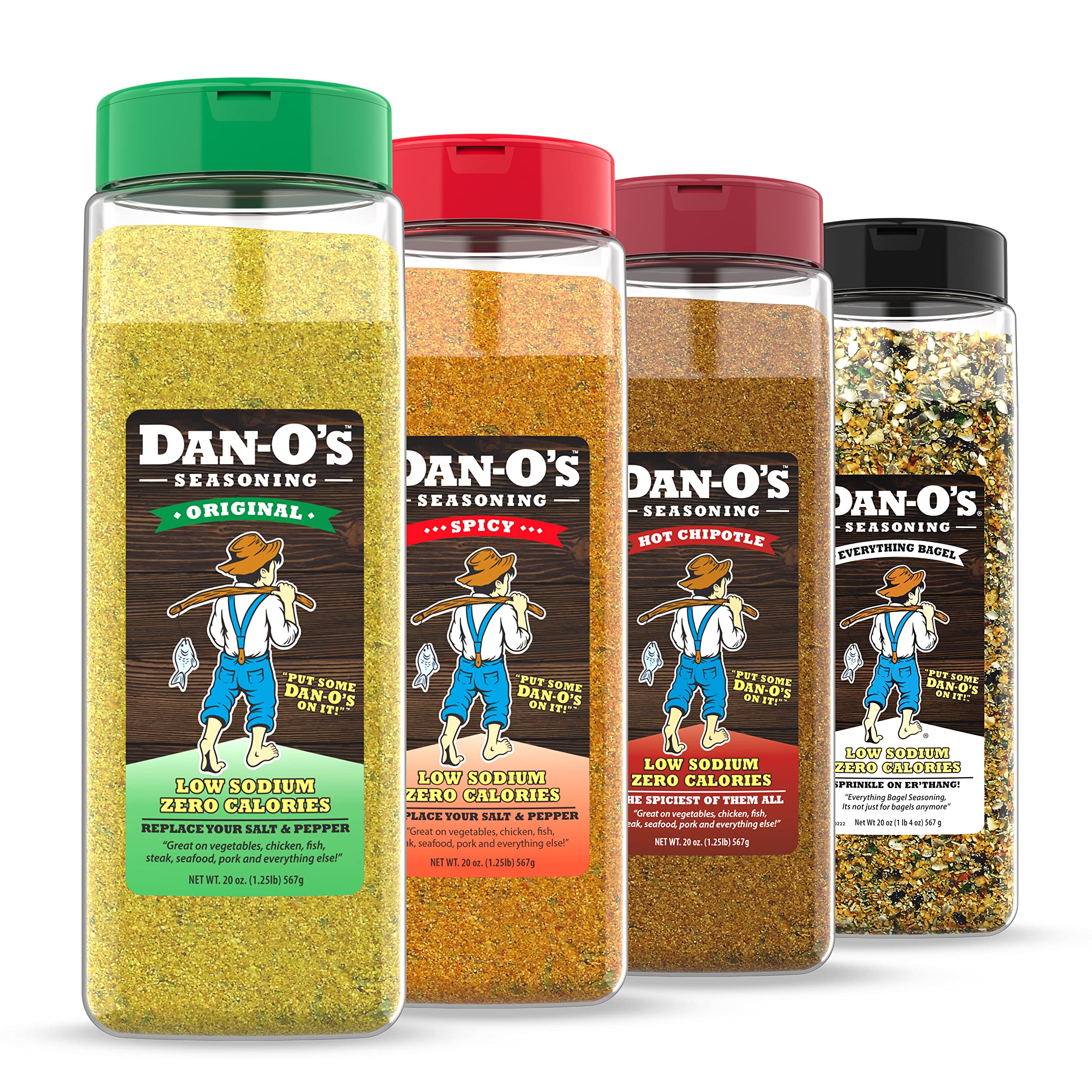 Snapklik.com : Dan-Os Seasoning Large 4 Bottle ComboOriginal, Chipotle ...