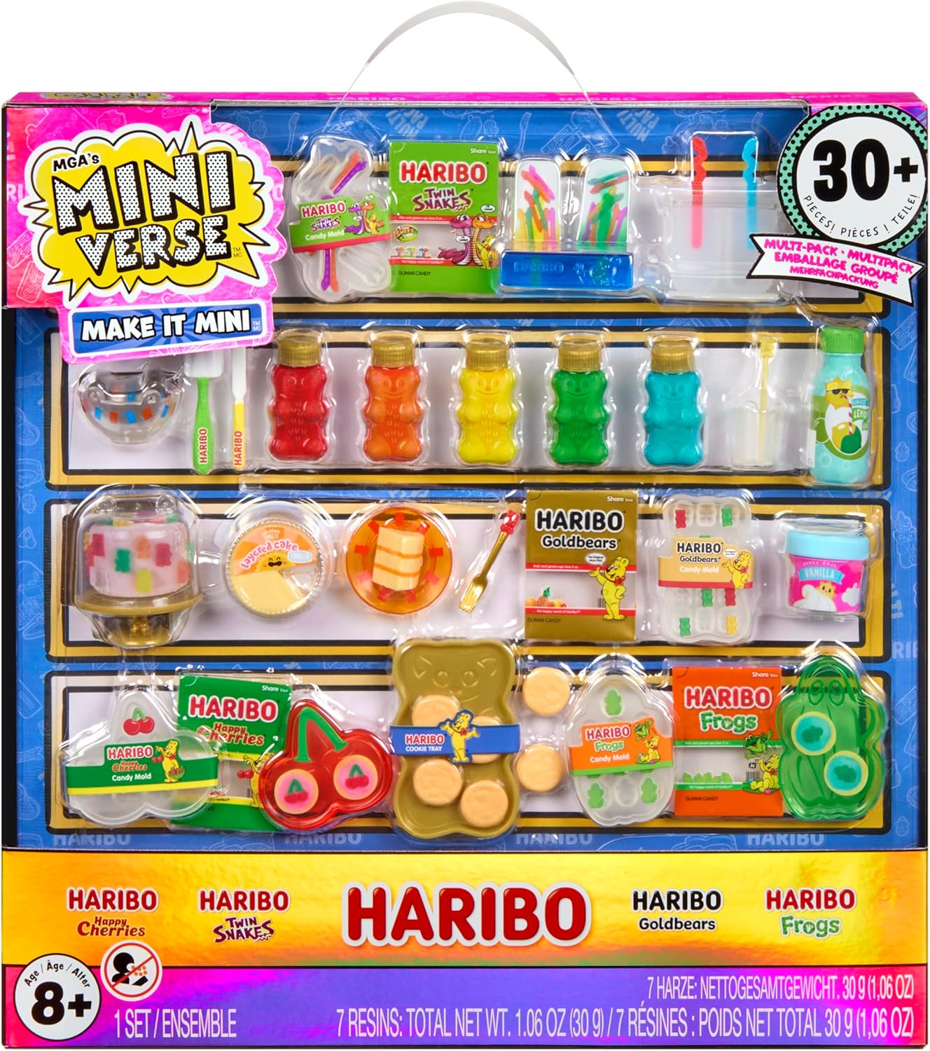 Amazon.com: MGA's Miniverse Make It Mini HARIBO Multipack, DIY, Resin ...