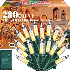 Amazon.com: Meonum Chasing Christmas Lights, 8 Function Controller 280 ...